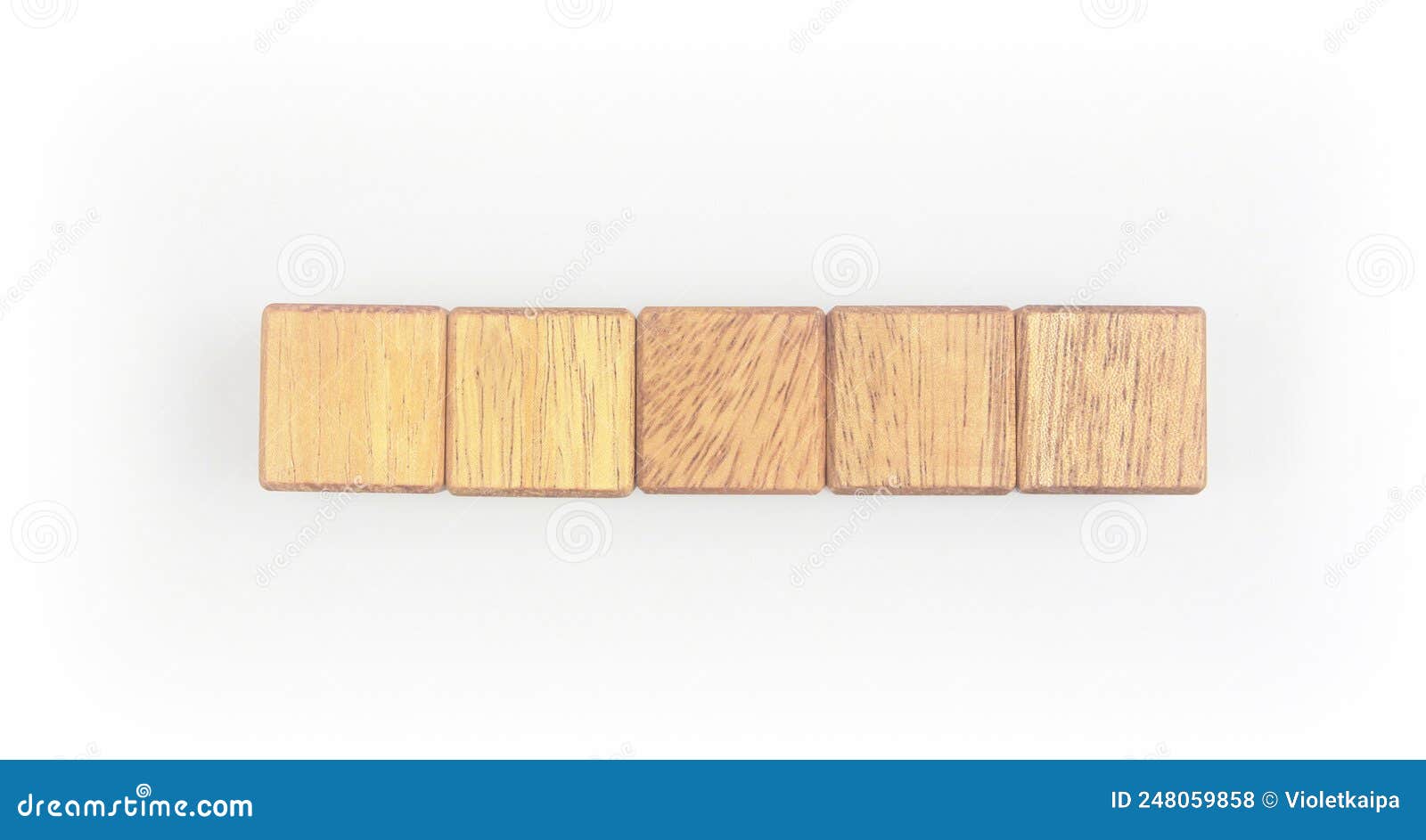 Wood Cube Arrange in Shape Business Concept Stock Photo - Image of ...