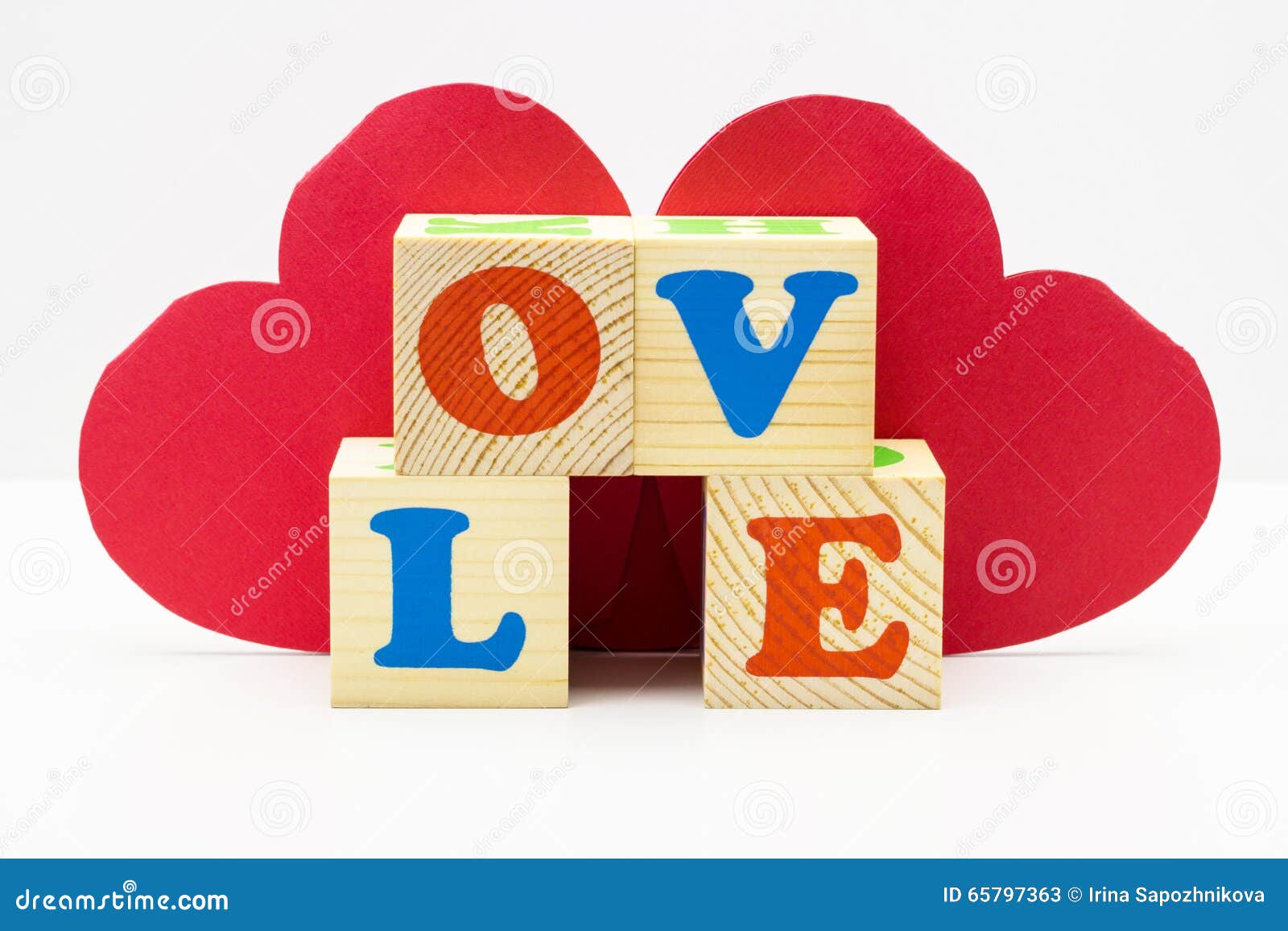 Wood Cube with Inscription LOVE Stock Image - Image of date, lover ...