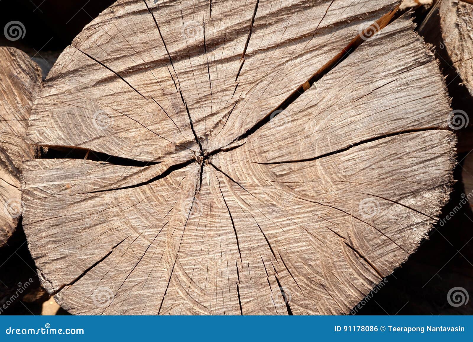 Wood Cut Texture Background. Stock Photo - Image of plank, brown: 91178086