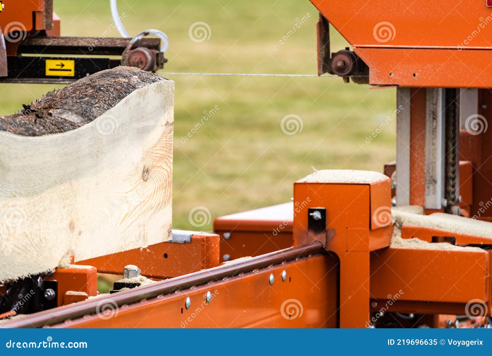 Wood cutting machine stock image. Image of lumber, machine - 219696635