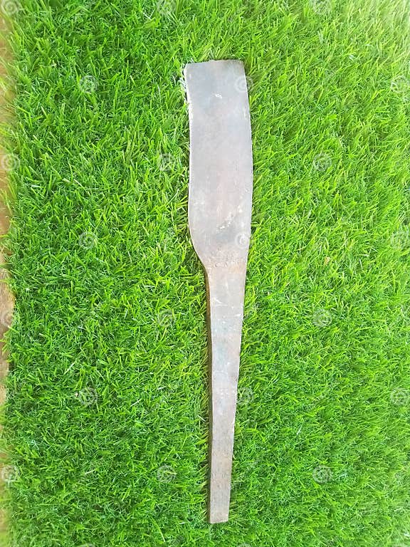 Broken wood cutter stock photo. Image of green, asphalt - 248968518