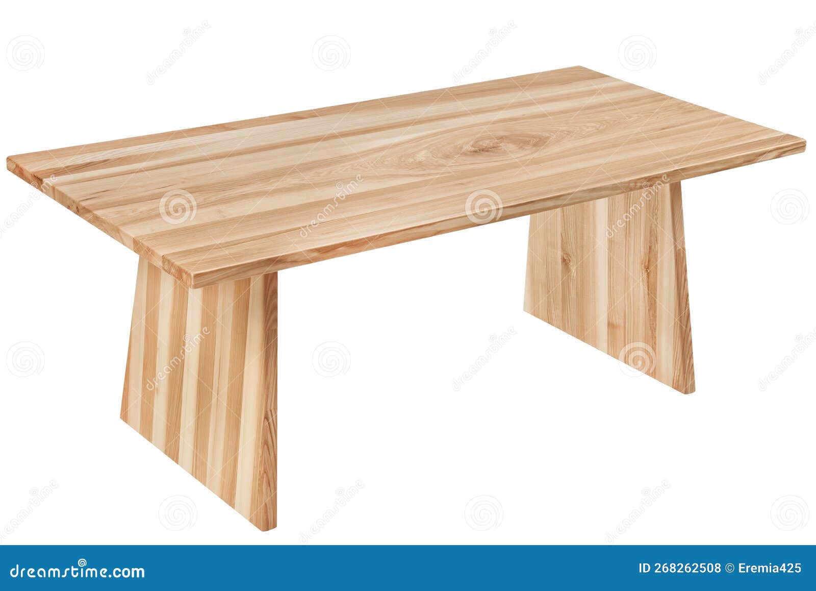 Wood table isolated stock photo. Image of wood, architecture - 268262508