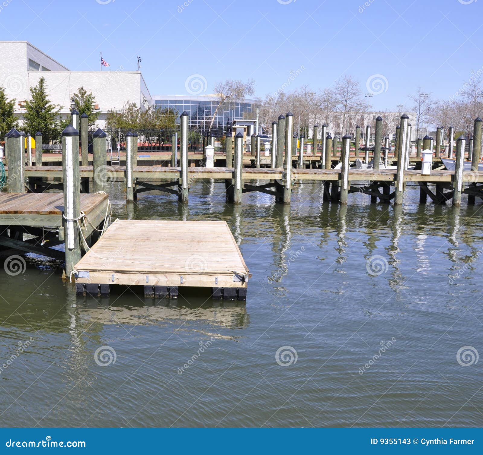 Wood dock stock image. Image of maryland, waterfront, seaport - 9355143
