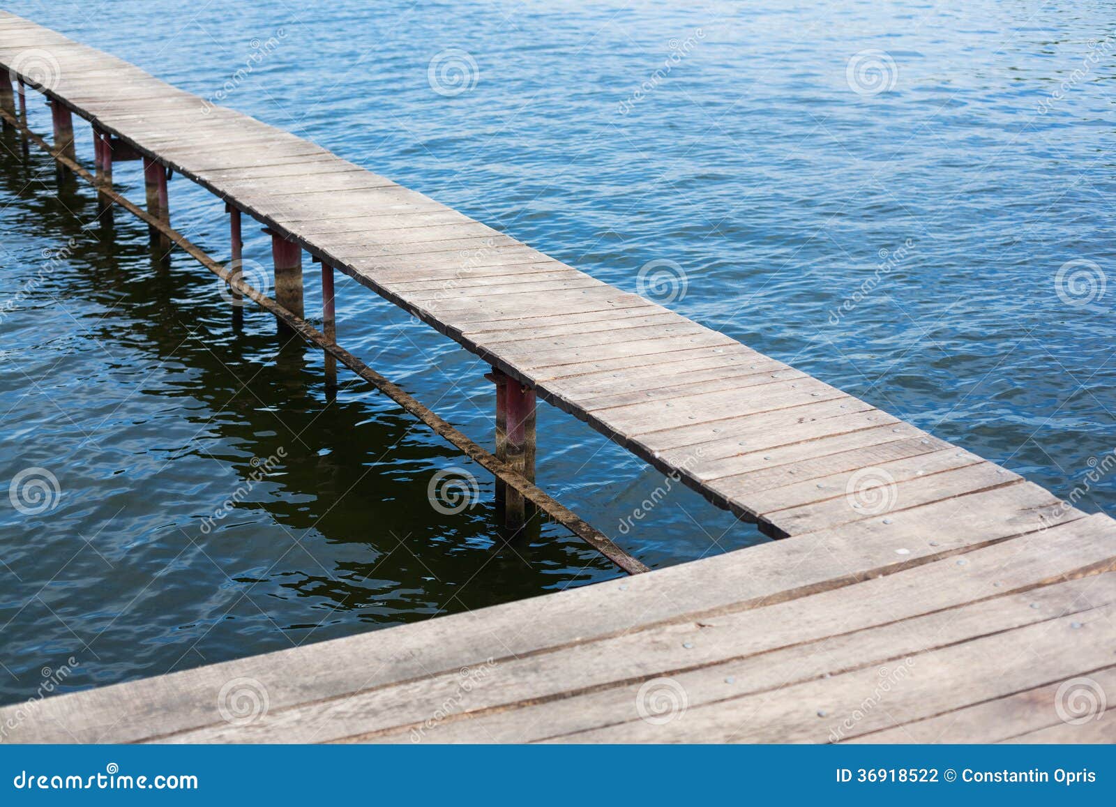Wood dock stock photo. Image of lake, still, deck, timber - 36918522