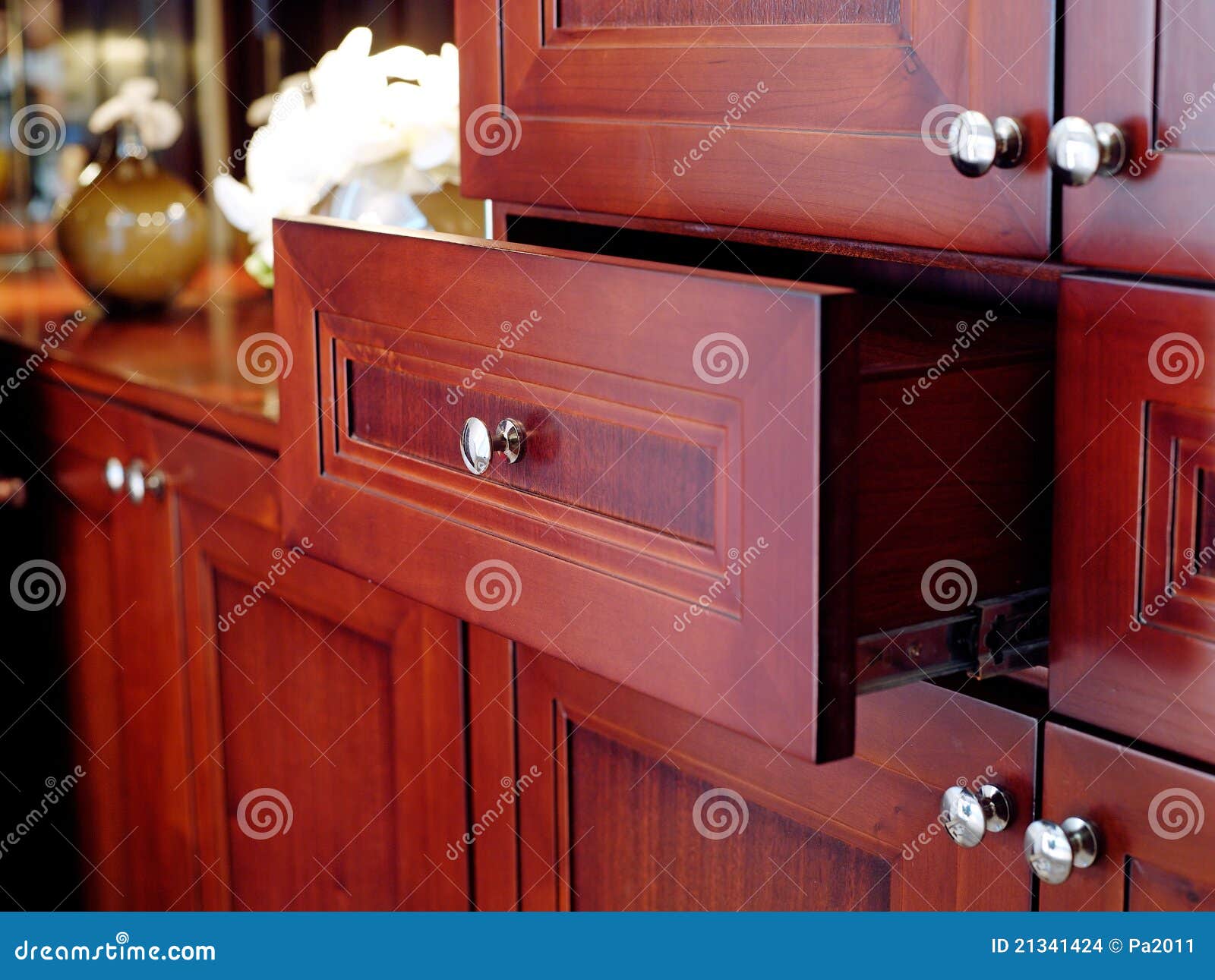 Wood drawer stock photo. Image of keyhole, closet, elegance - 21341424