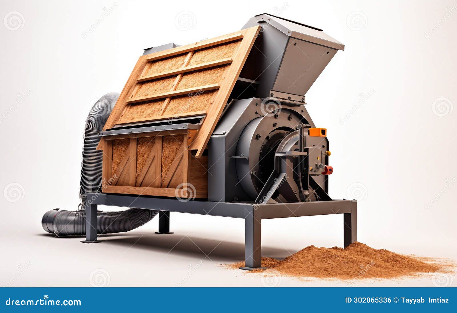 Wood Dust Collector Isolated on Transparent Background. Stock ...