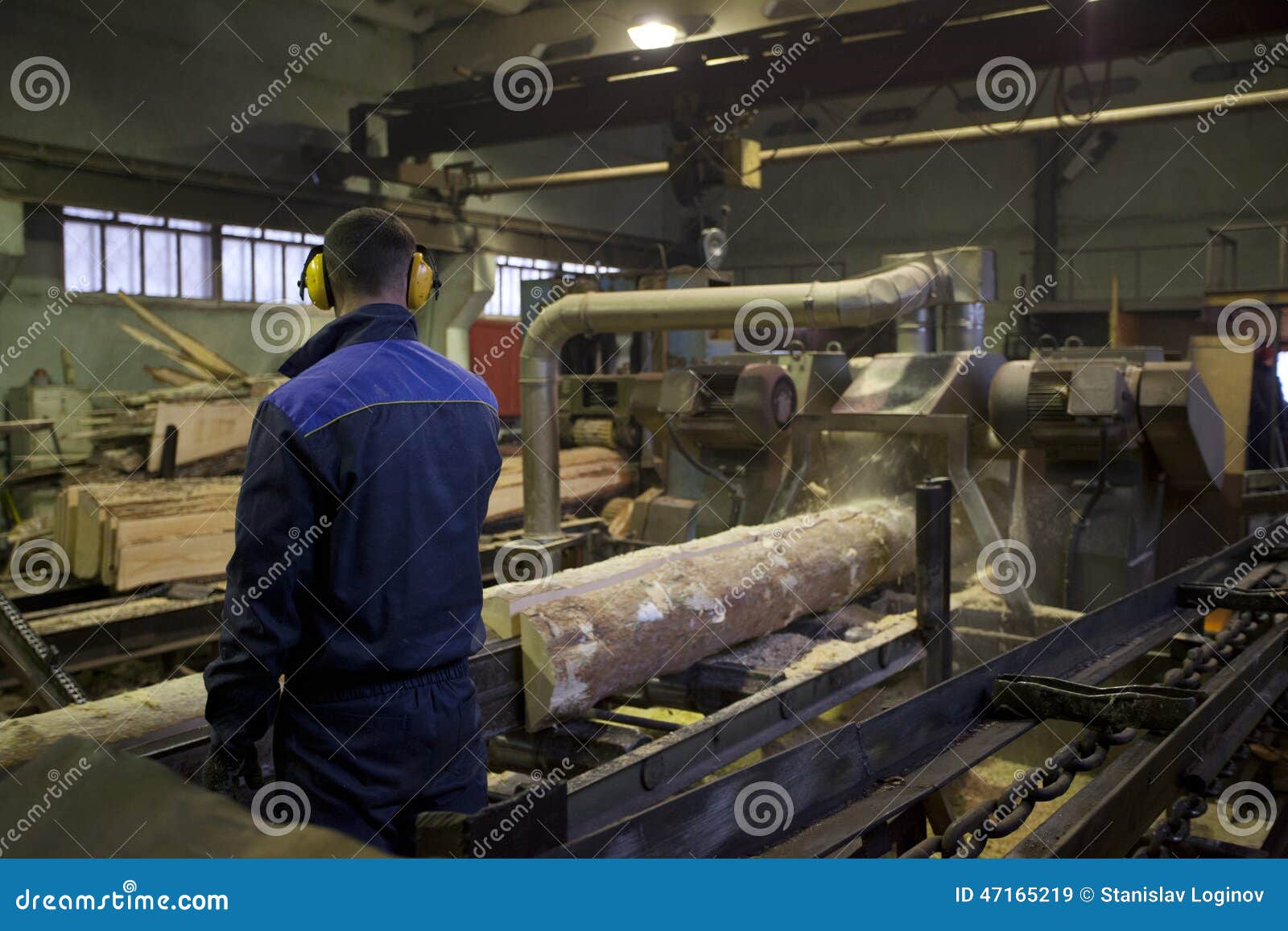 Wood factory editorial stock image. Image of conveyor - 47165219