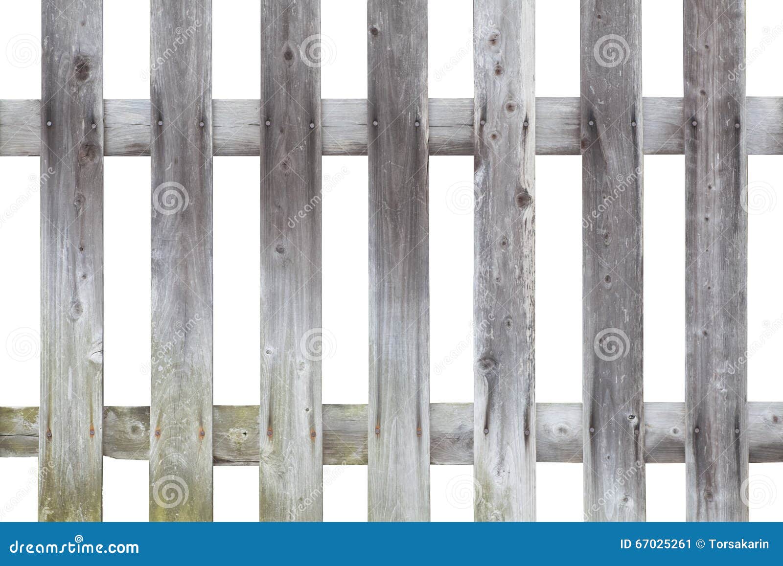 Wood Fence Pattern Isolated Stock Image - Image of background, white ...