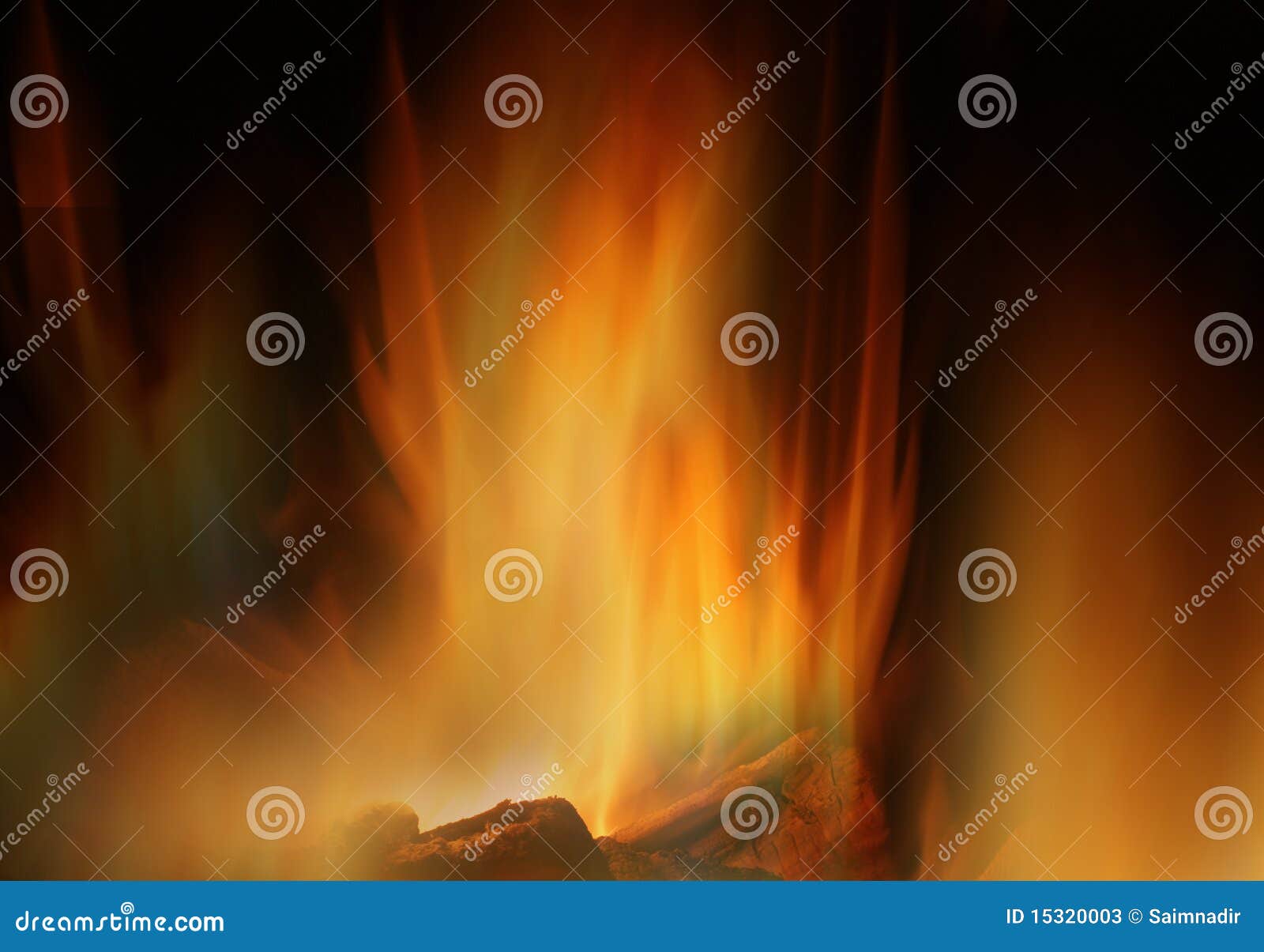 Wood fire stock image. Image of firepit, engulfing, glowing - 15320003