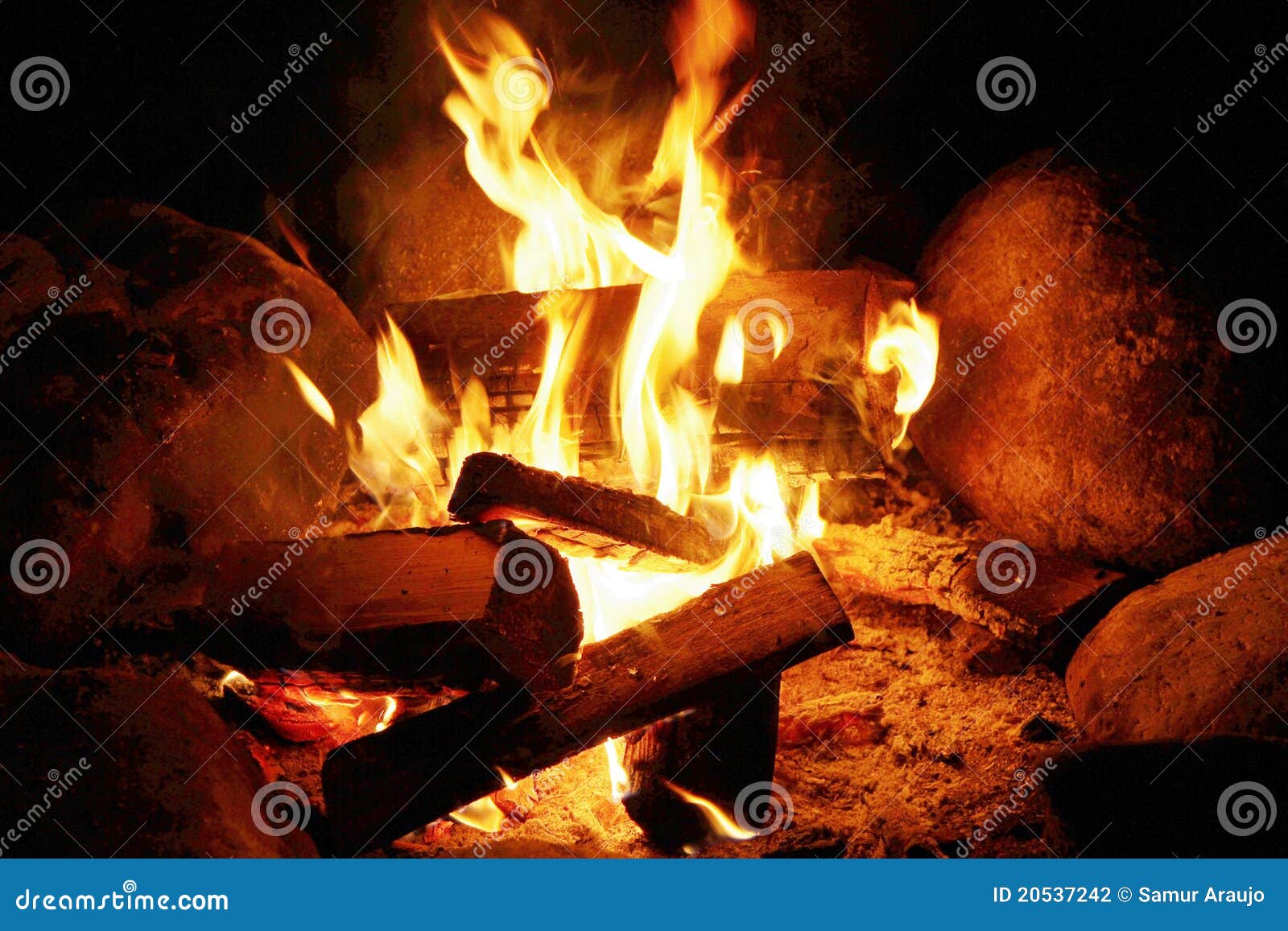 Wood in Fire stock photo. Image of heat, barbecues, energy - 20537242