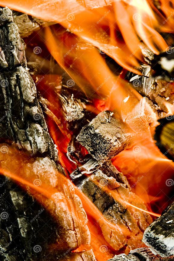 Wood fire stock image. Image of burn, ashes, black, burned - 2522573