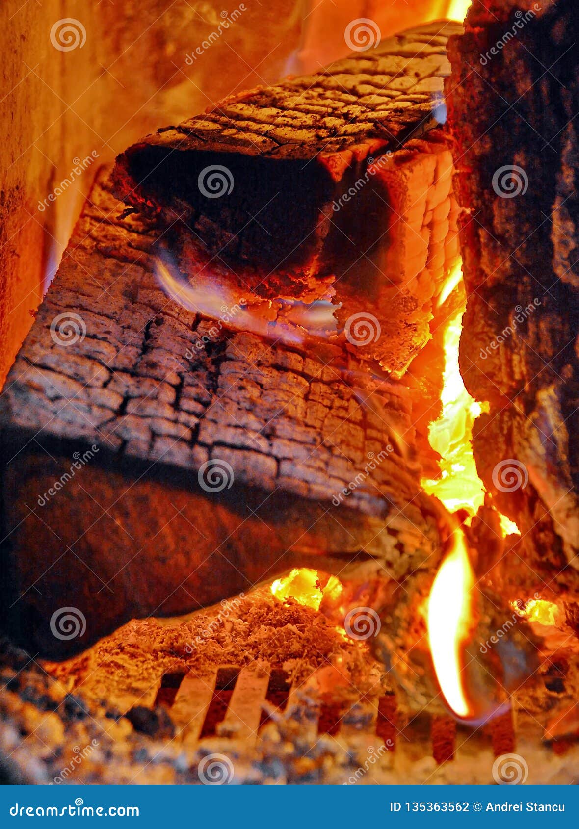 Fire of wood stock photo. Image of ignite, fire, food - 135363562