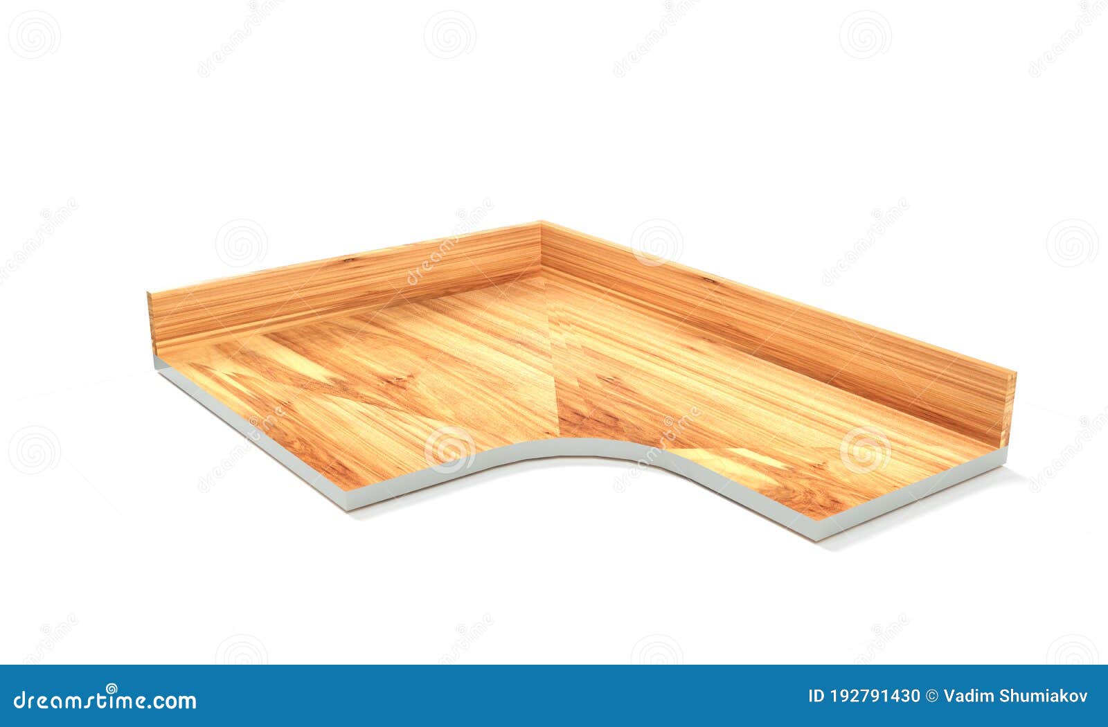 3d Rendering. Perspective View Of Modern Light Minimal Vertical Panel ...