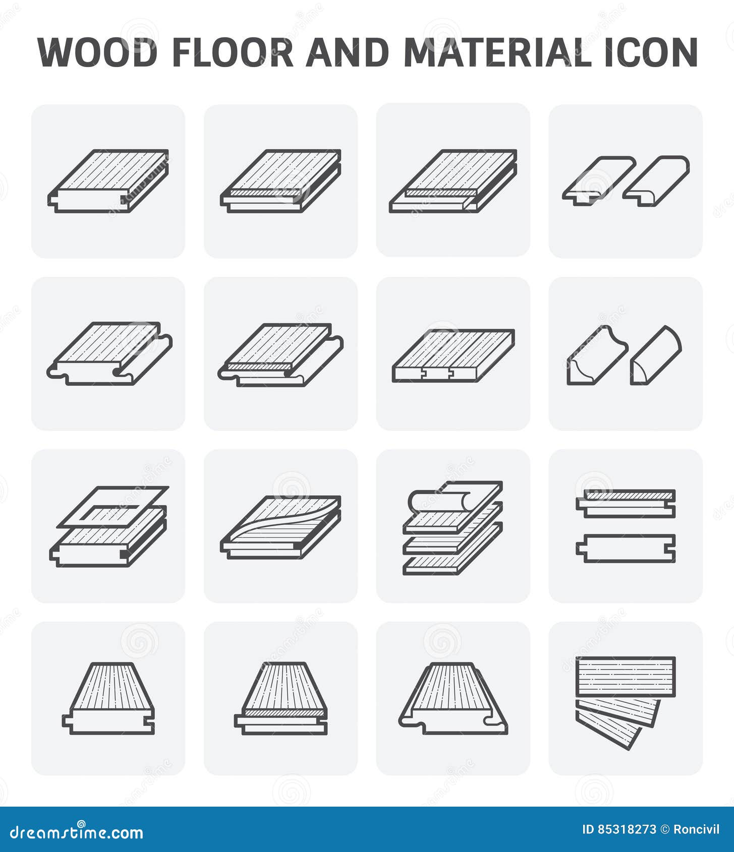 Wood Floor Icon stock vector. Illustration of flooring - 85318273