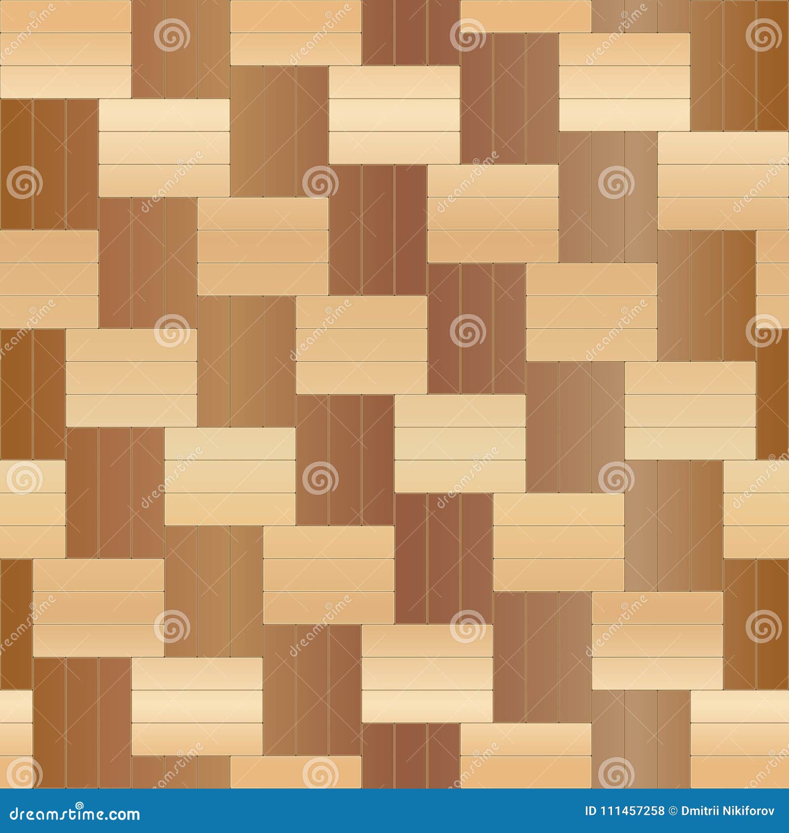 Wood Floor Parquet Seamless Pattern. Vector Illustration Stock Vector ...