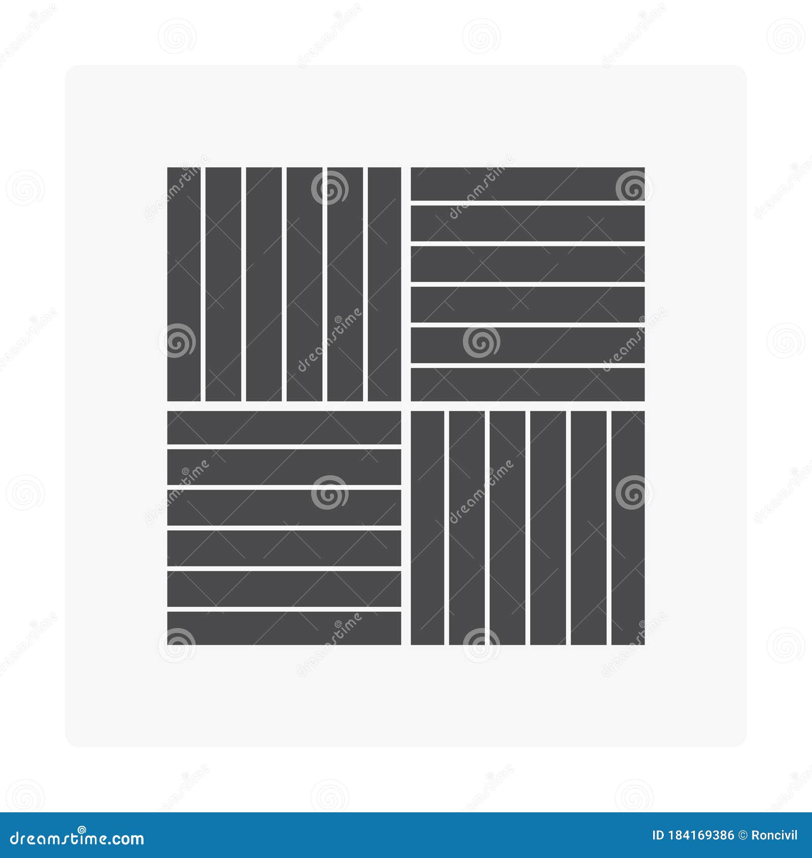 Wood floor icon stock vector. Illustration of background - 184169386