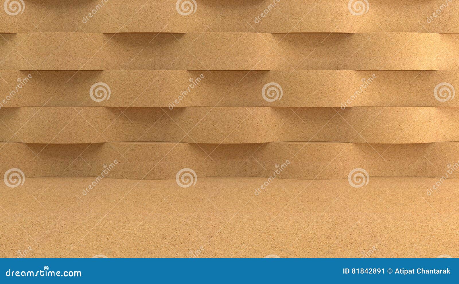 Wood Floor with Waves Pattern Background Stock Illustration ...
