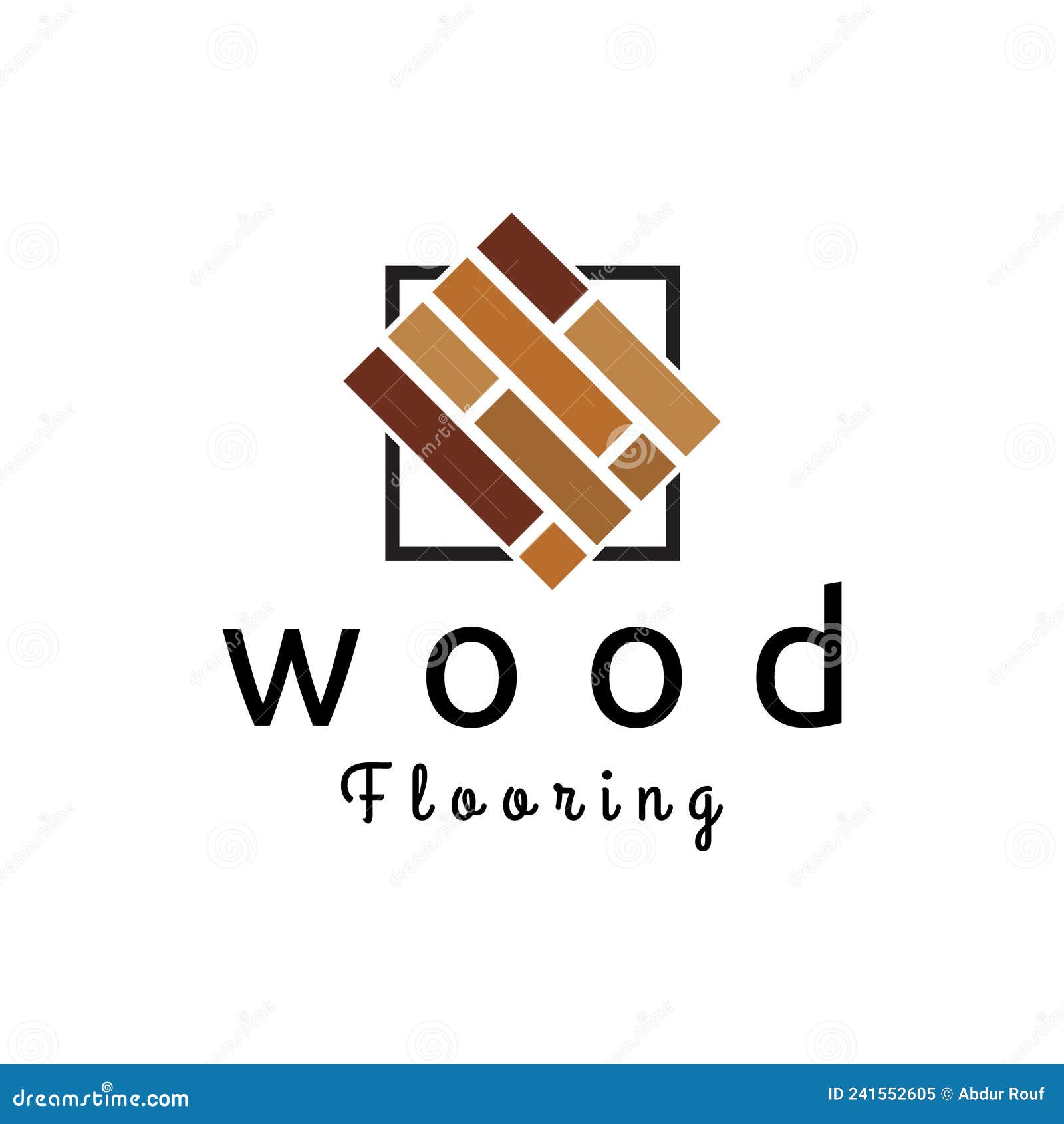 Wood flooring logo design stock vector. Illustration of logotype ...