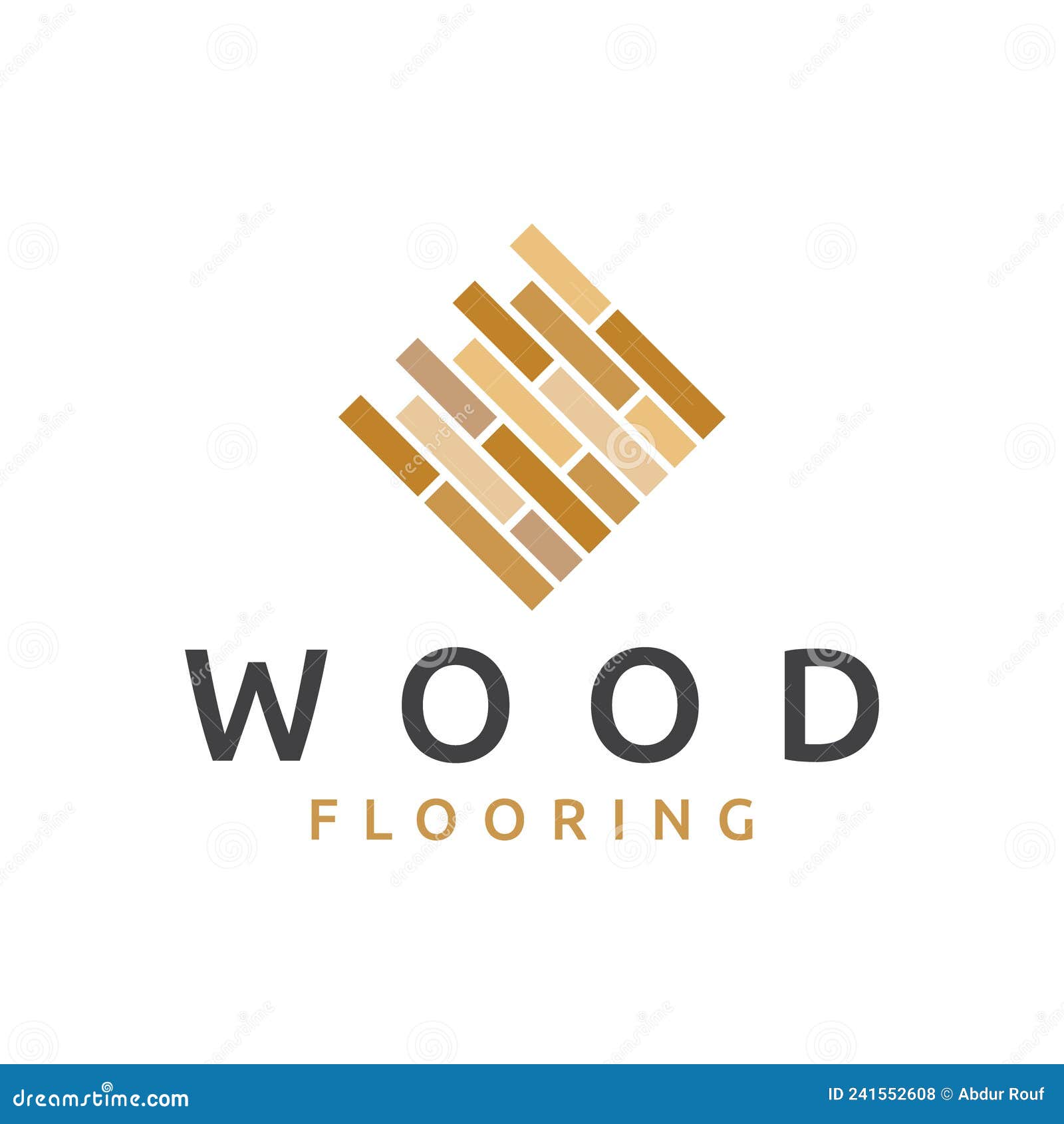 Wood flooring logo design stock vector. Illustration of floor - 241552608