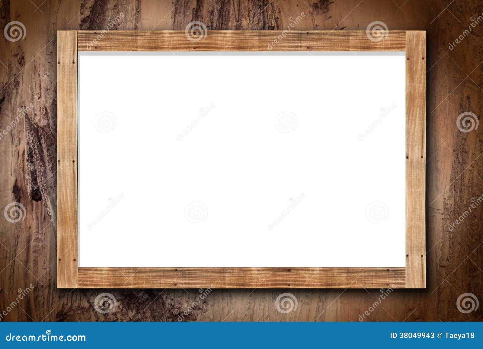 Wood frame on bark stock image. Image of background, frame - 38049943