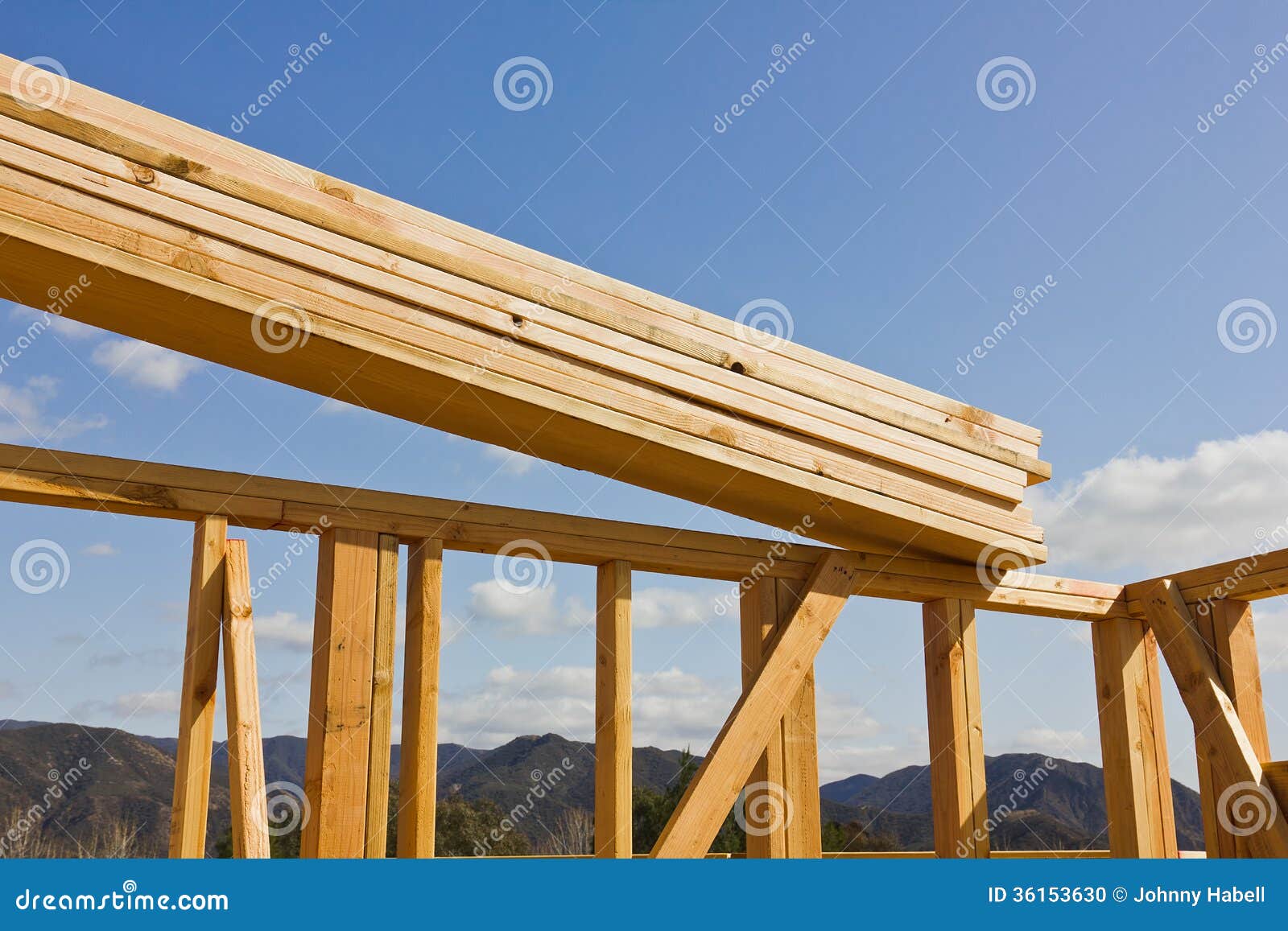 Wood Frame for Building stock photo. Image of carpentry - 36153630
