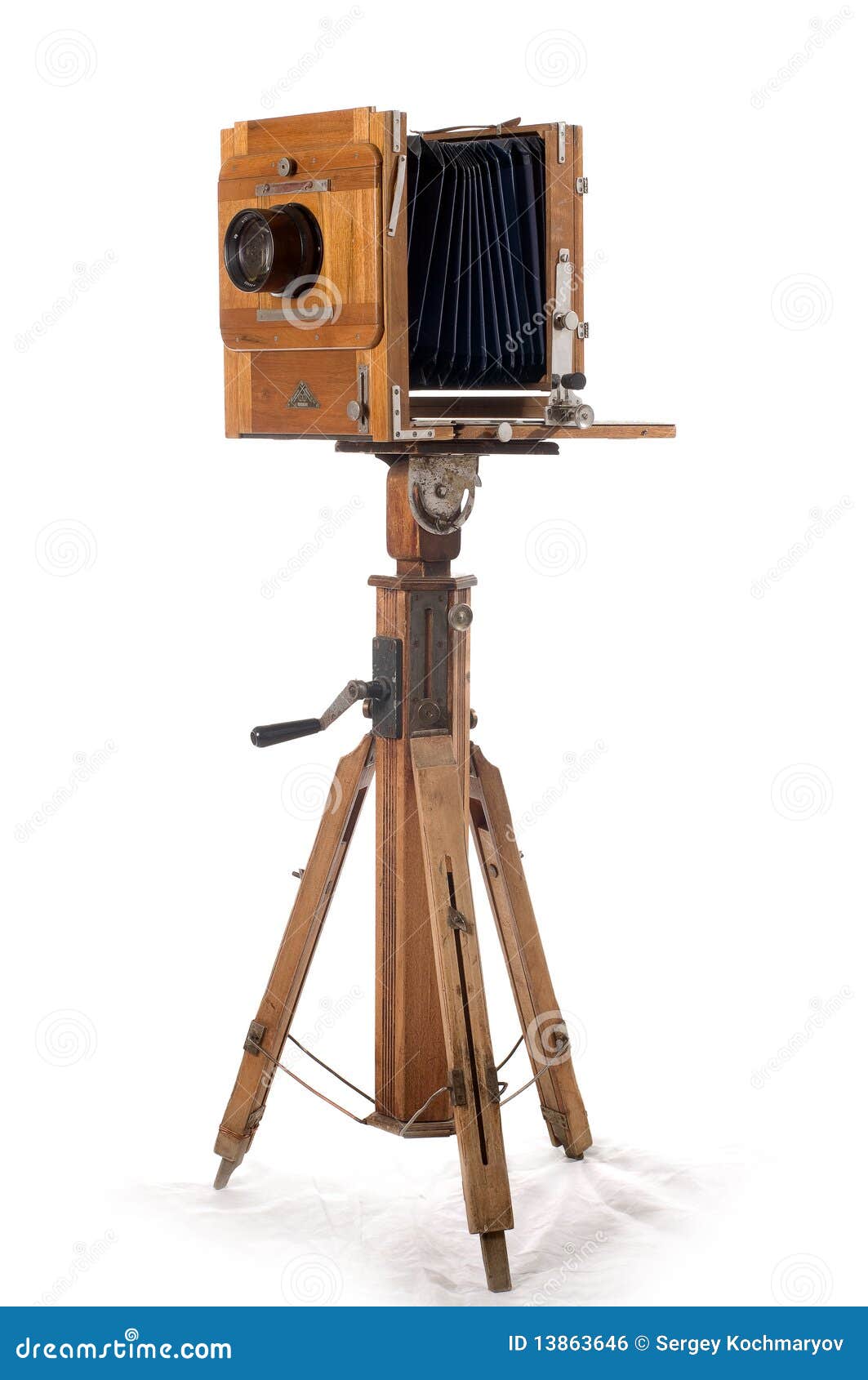 Wood Frame Old Camera stock photo. Image of nostalgia - 13863646