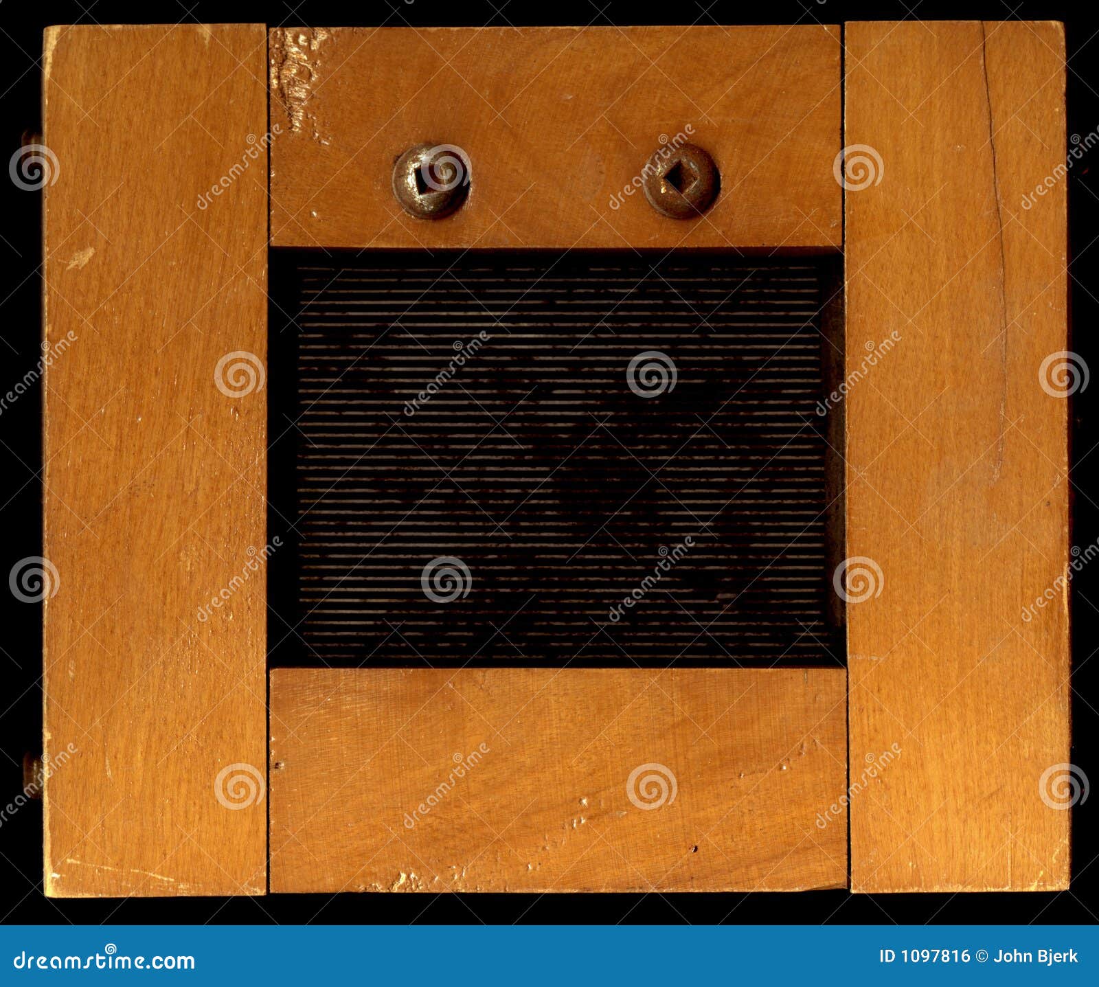Wood frame of wide edges stock photo. Image of grate, texture - 1097816