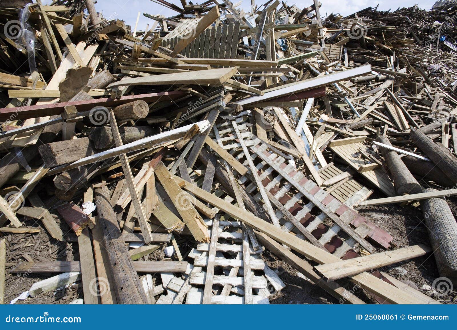 Wood Garbage stock image. Image of wasteful, demolishing - 25060061