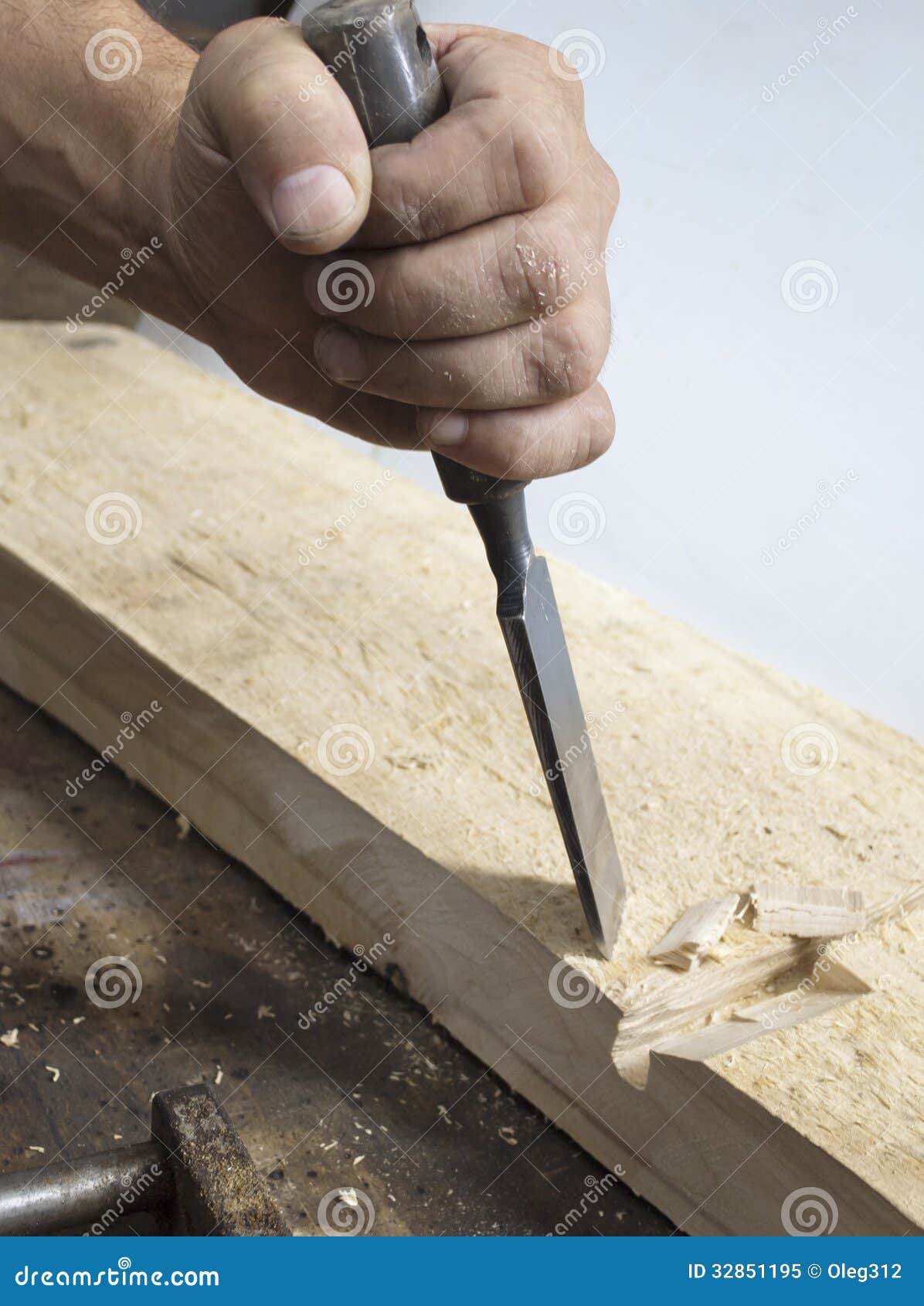 Wood gouge stock image. Image of chisel, closeup, carpentry - 32851195