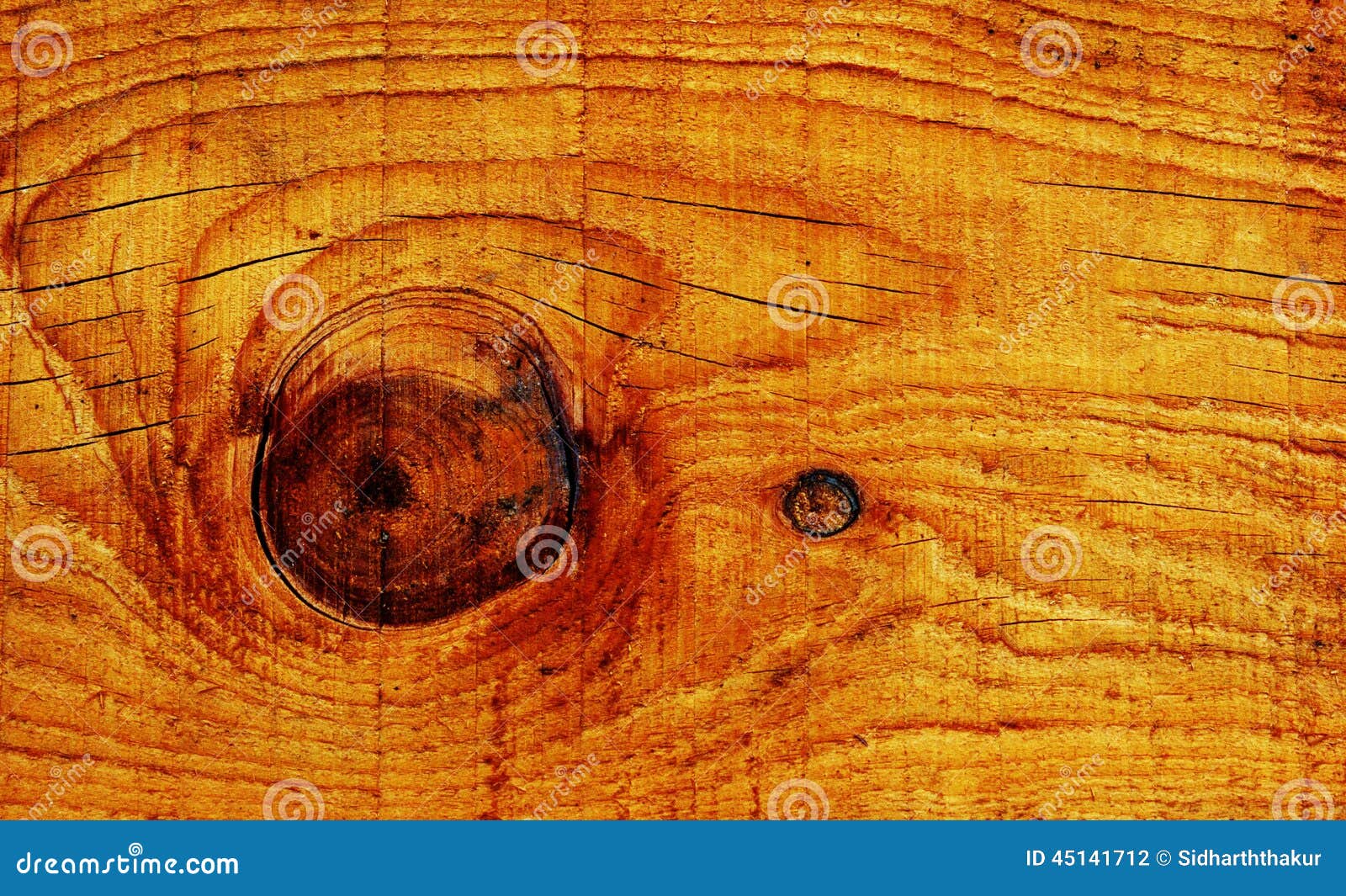 Wood Grain Background Texture with Knot Stock Photo - Image of ...