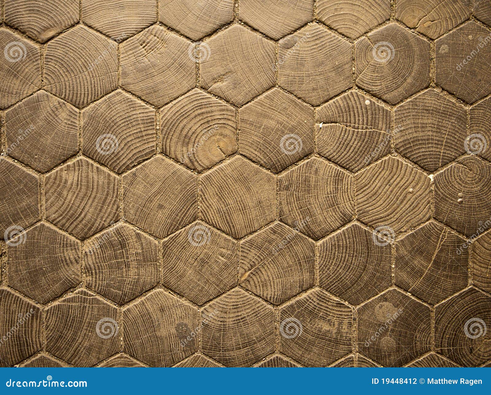 Wood Hexagon Pattern stock photo. Image of wooden, ireland - 19448412