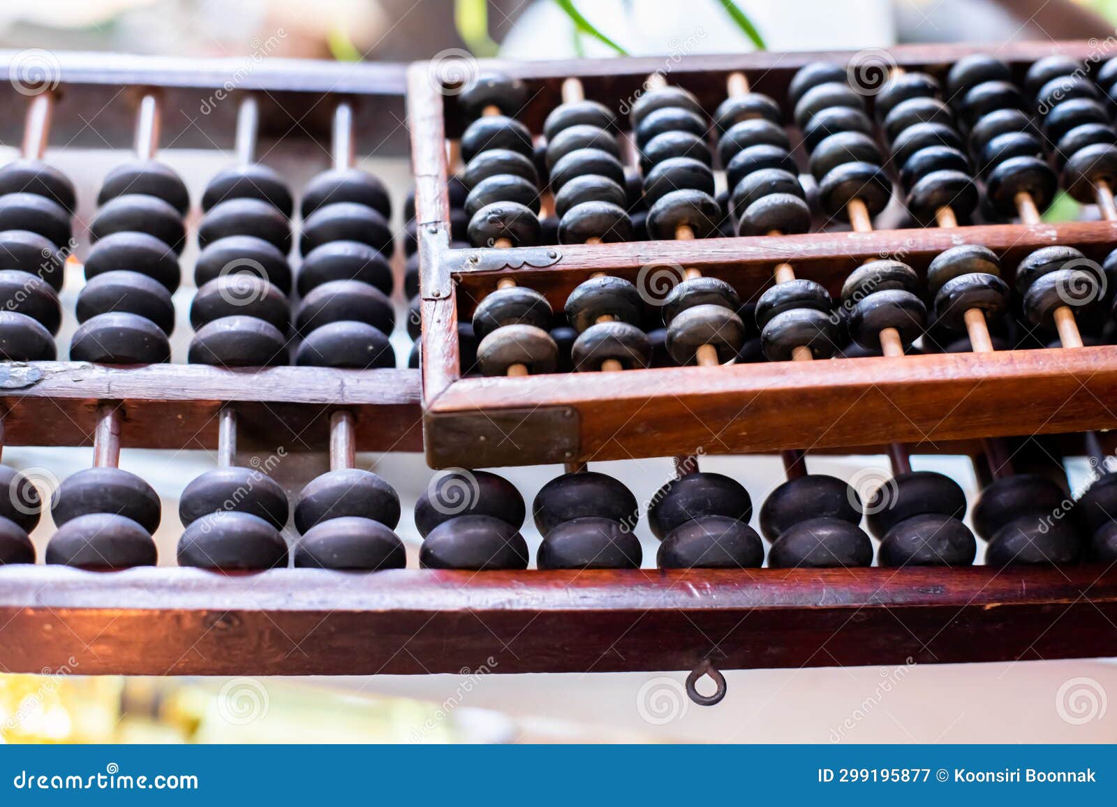 Wood High Quality Ancient Abacus. Calculation Concept Stock Image ...