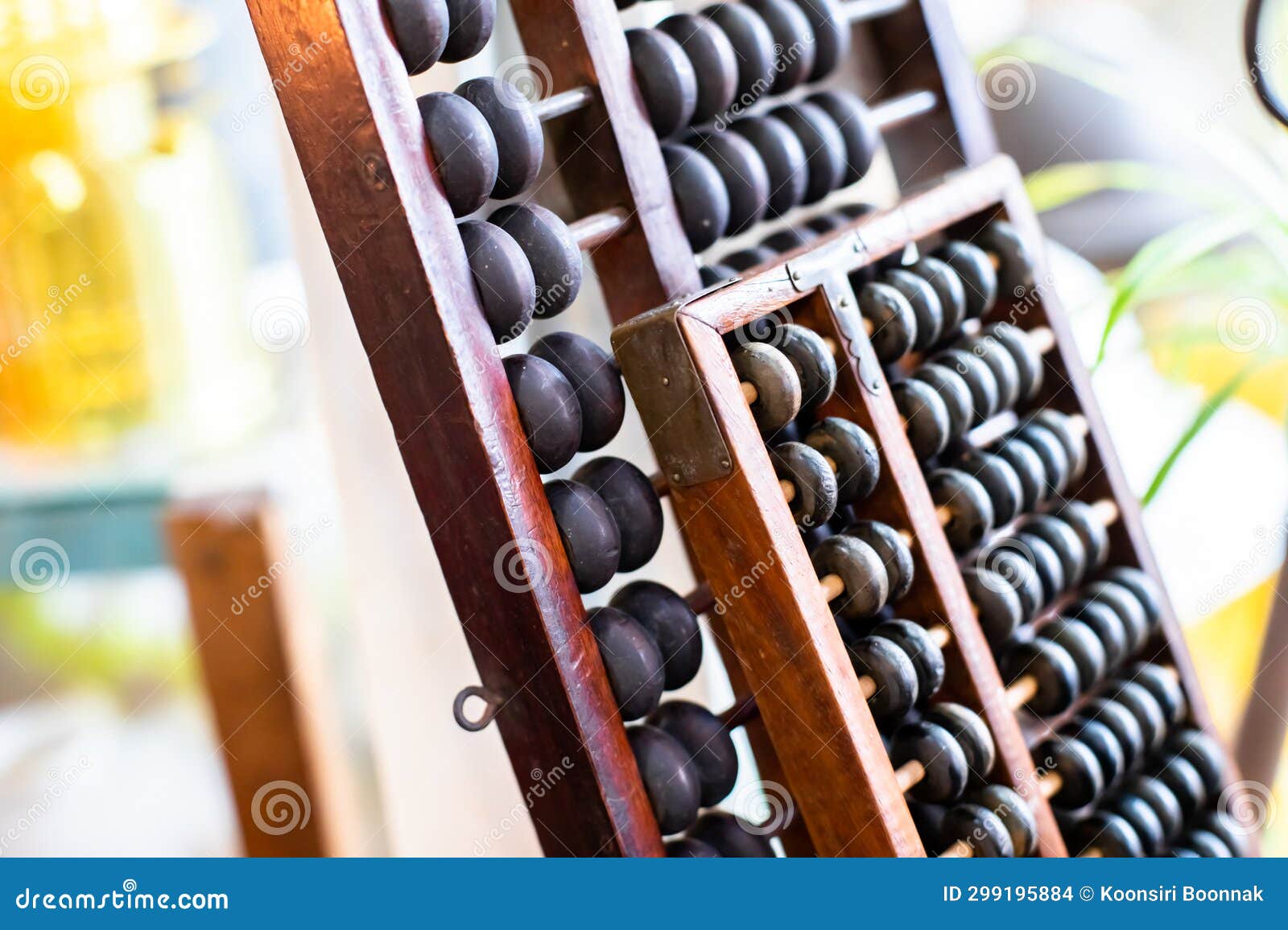Wood High Quality Ancient Abacus. Calculation Concept Stock Photo ...