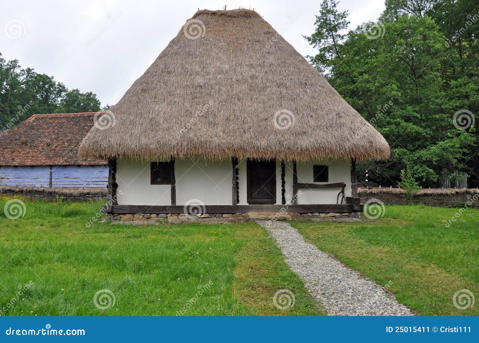 Wood Homestead Transylvania Stock Image - Image of bucharest ...