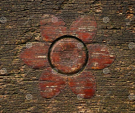 Wooden Flower Inlay stock photo. Image of pattern, wood - 29905138