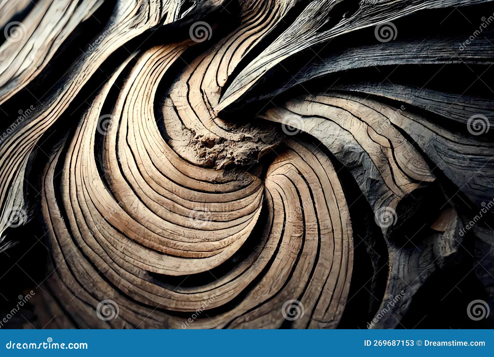 Wood Larch Texture of Cut Tree Trunk, Close-up. Wooden Pattern Stock ...