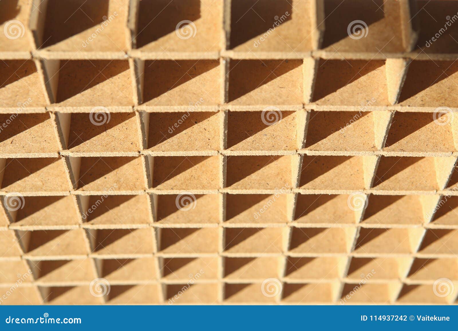 Grid from Cardboard Background. Stock Photo - Image of geometric ...