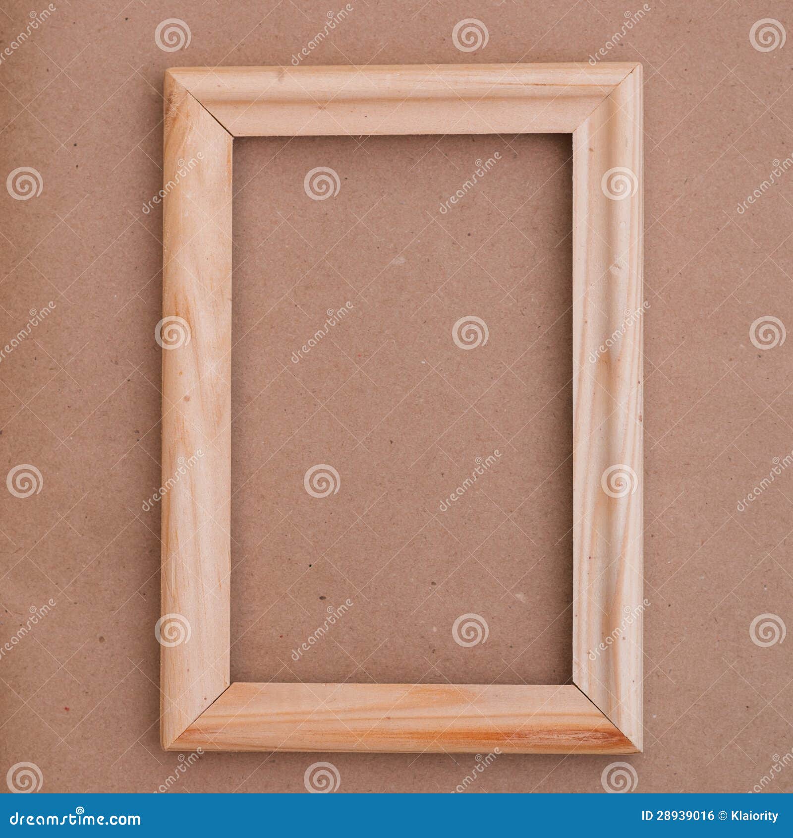 Wood Light Brown Frame on a Old Paper Stock Photo - Image of grungy ...