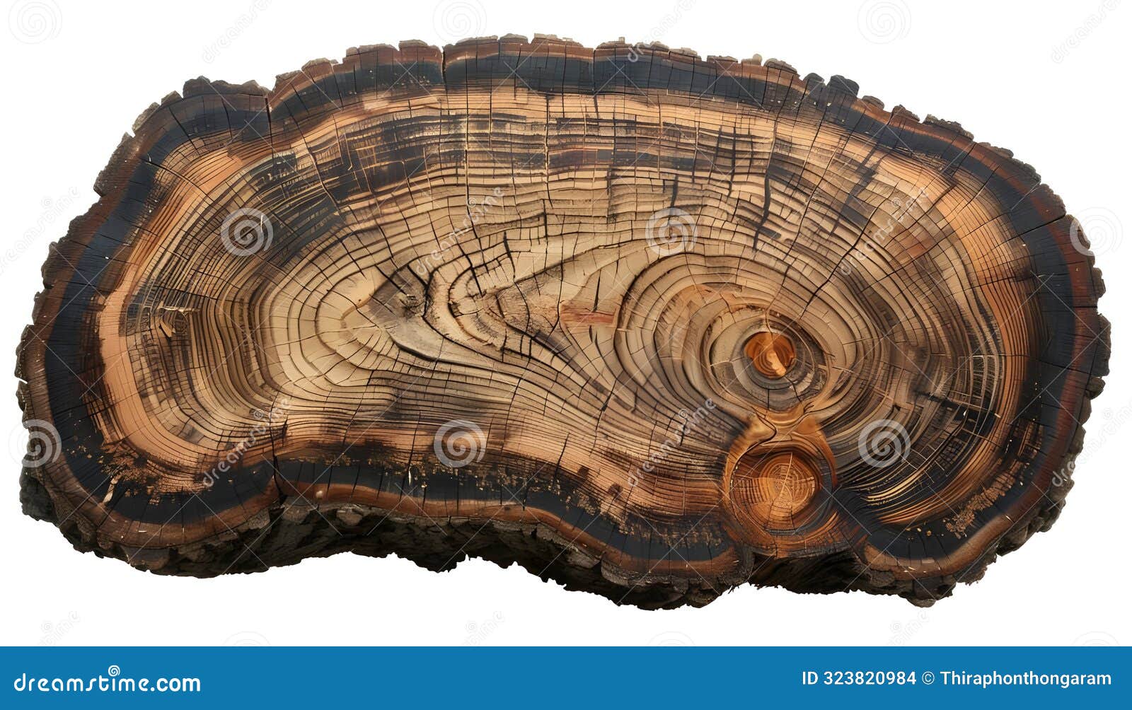 Wood log cut out stock illustration. Illustration of closeup - 323820984
