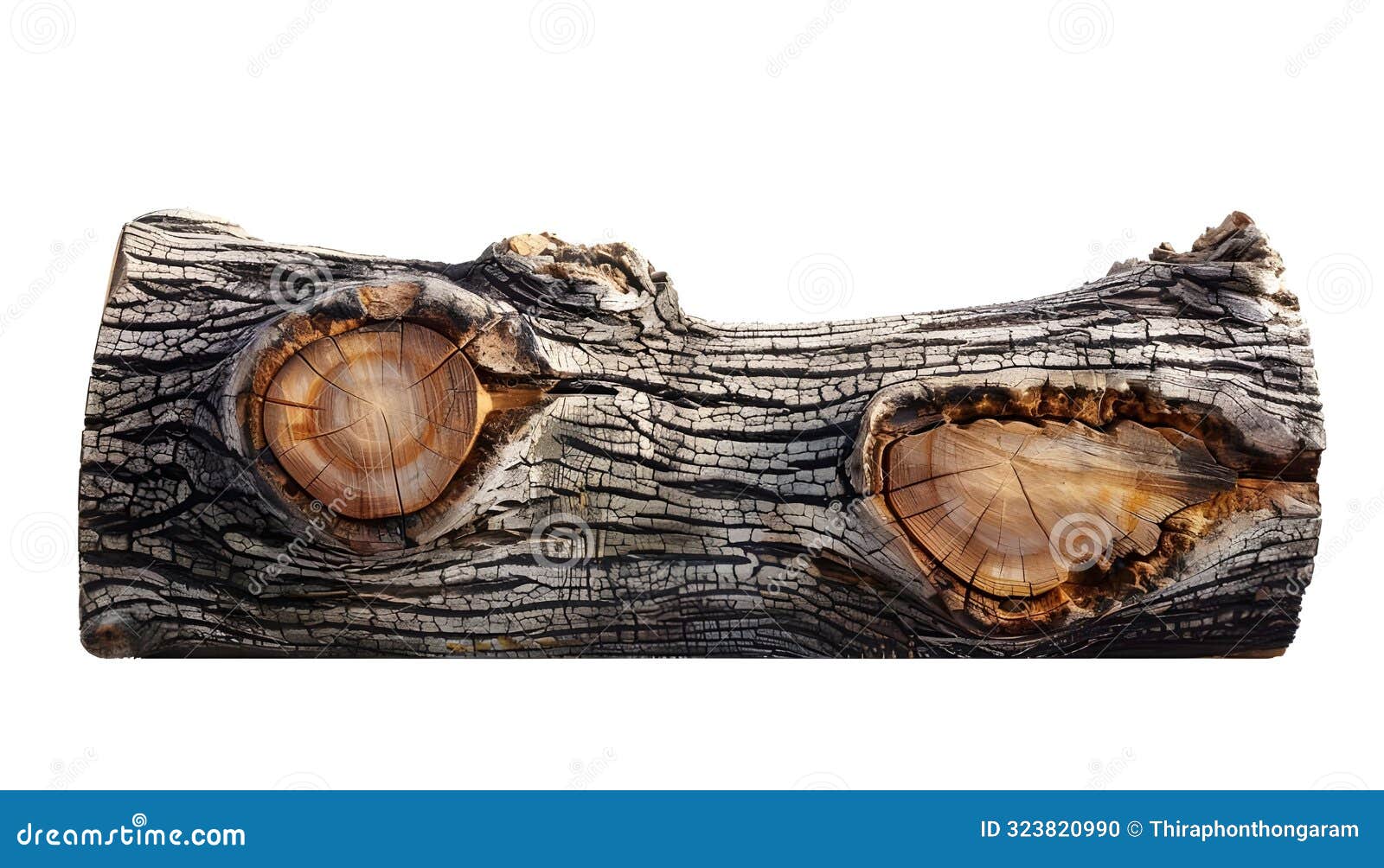 Wood log cut out stock illustration. Illustration of stump - 323820990