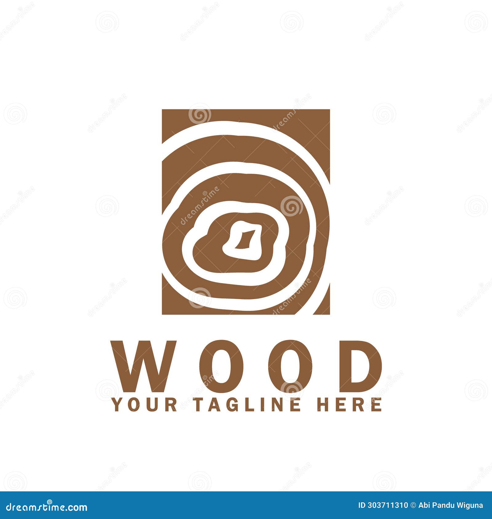 Wood Logo Icon Template Vector Illustration Template Design Stock ...