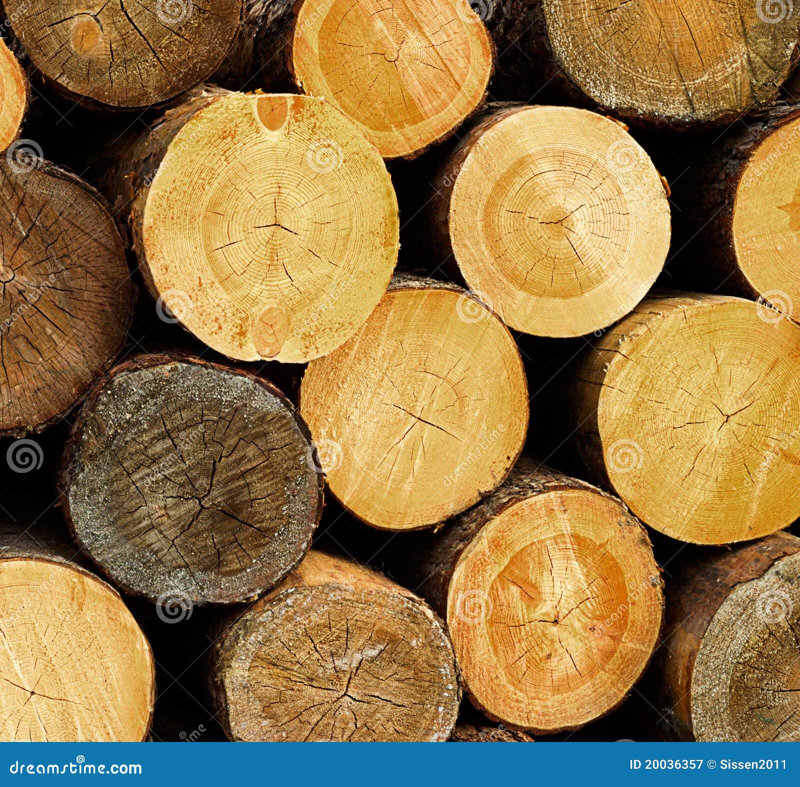 Wood logs background stock image. Image of texture, brown - 20036357