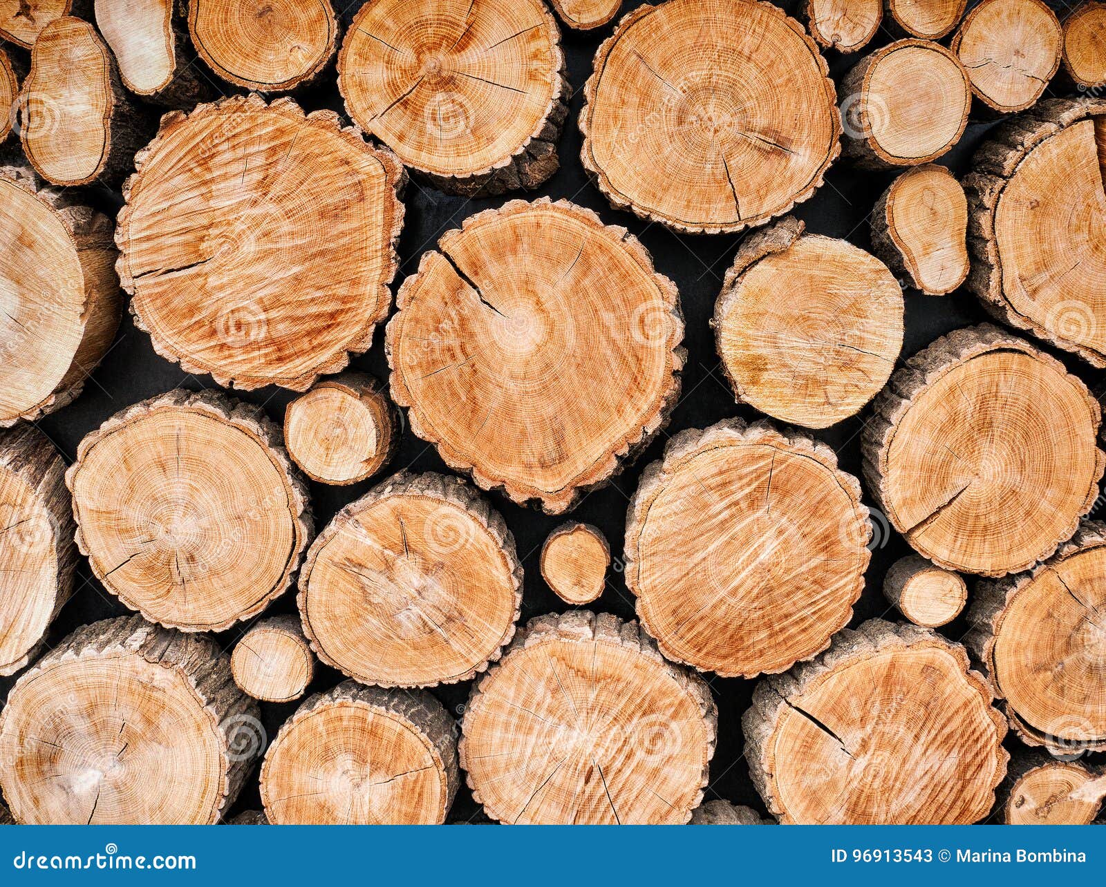 Wood logs background stock image. Image of environment - 96913543