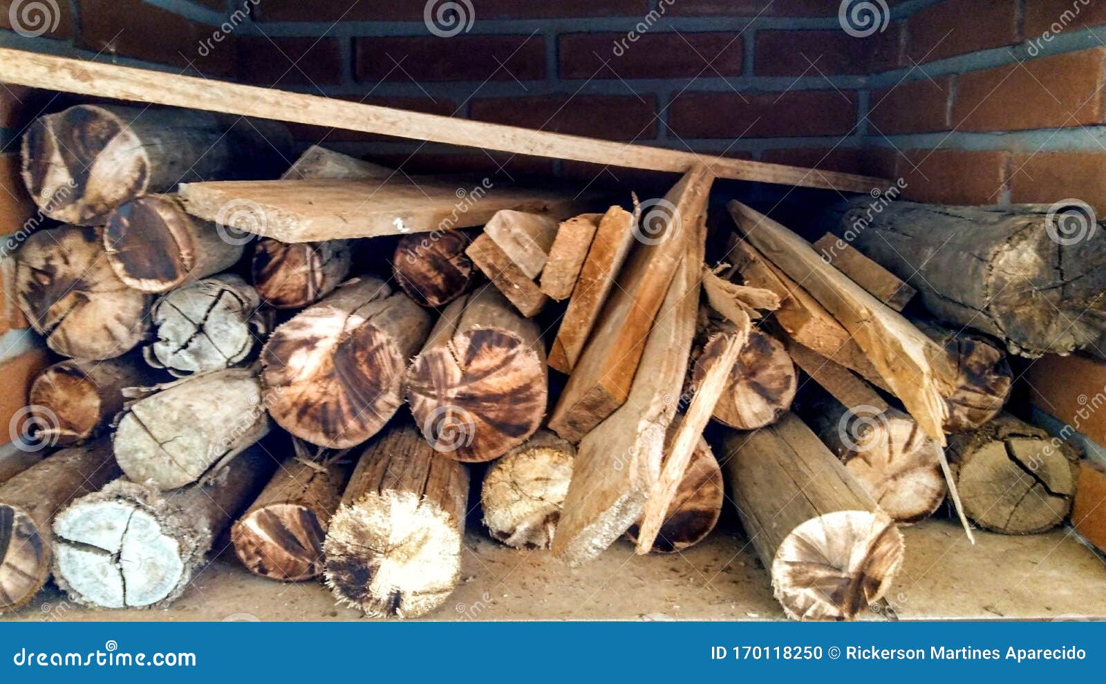 Wood logs inside stove stock photo. Image of shadow - 170118250