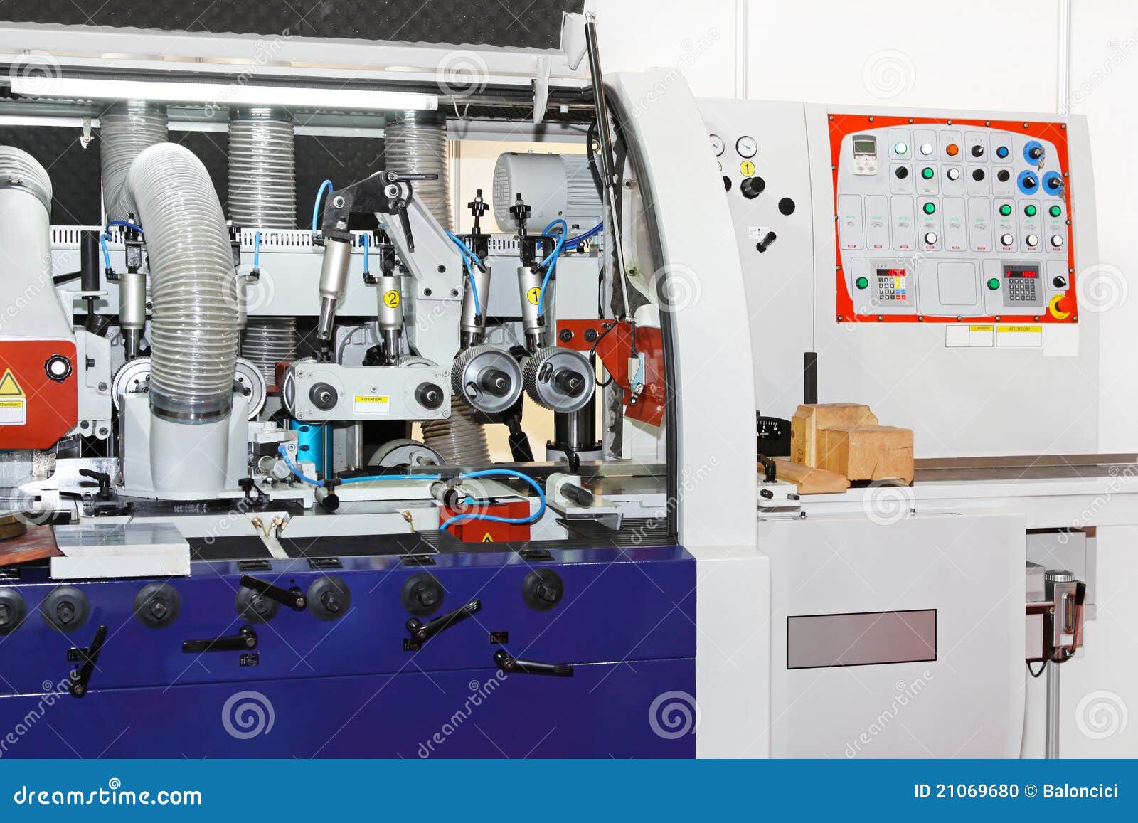 Wood moulder machine stock photo. Image of workshop, business - 21069680