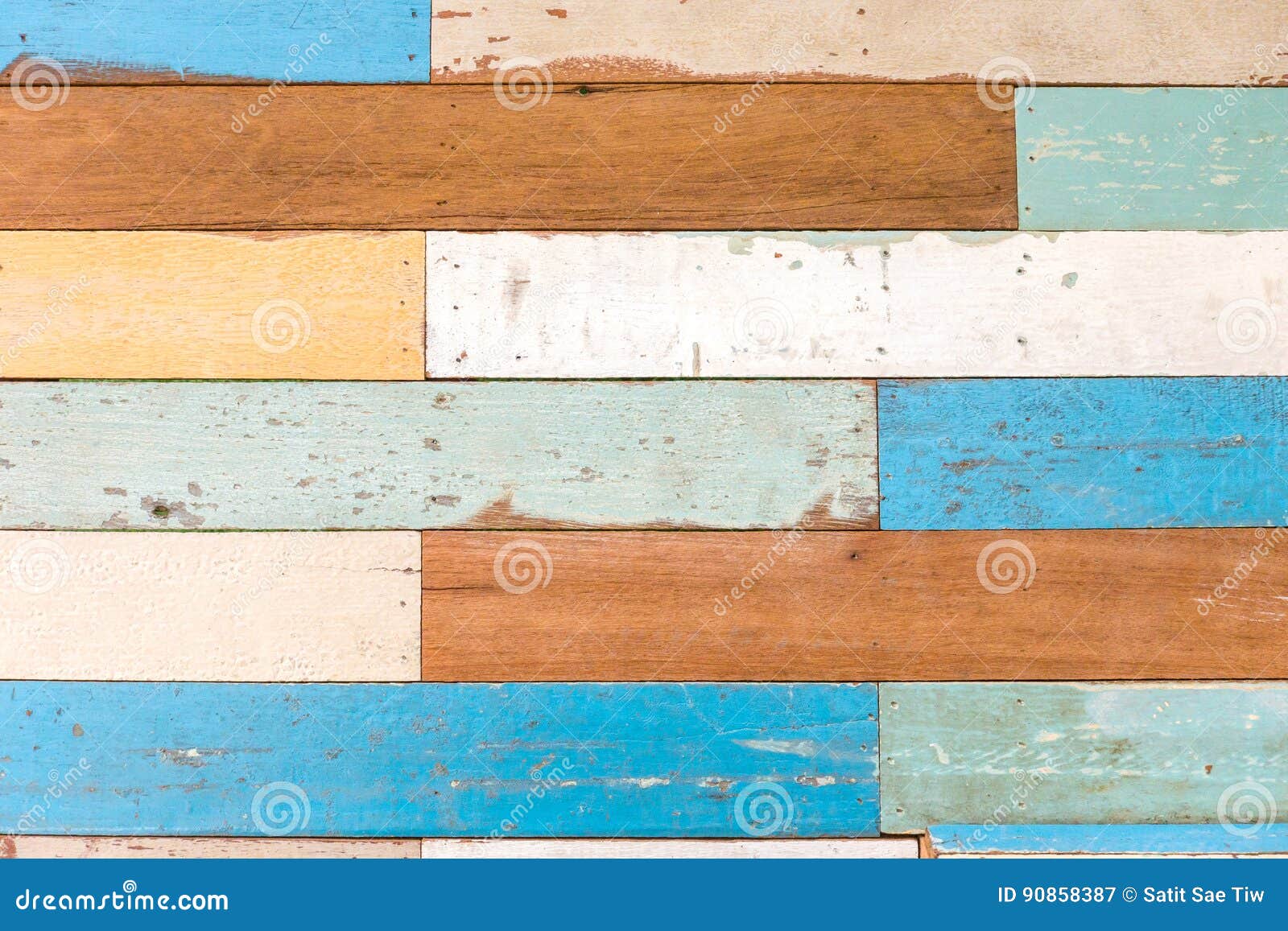 Wood multi color textured. stock image. Image of pattern - 90858387