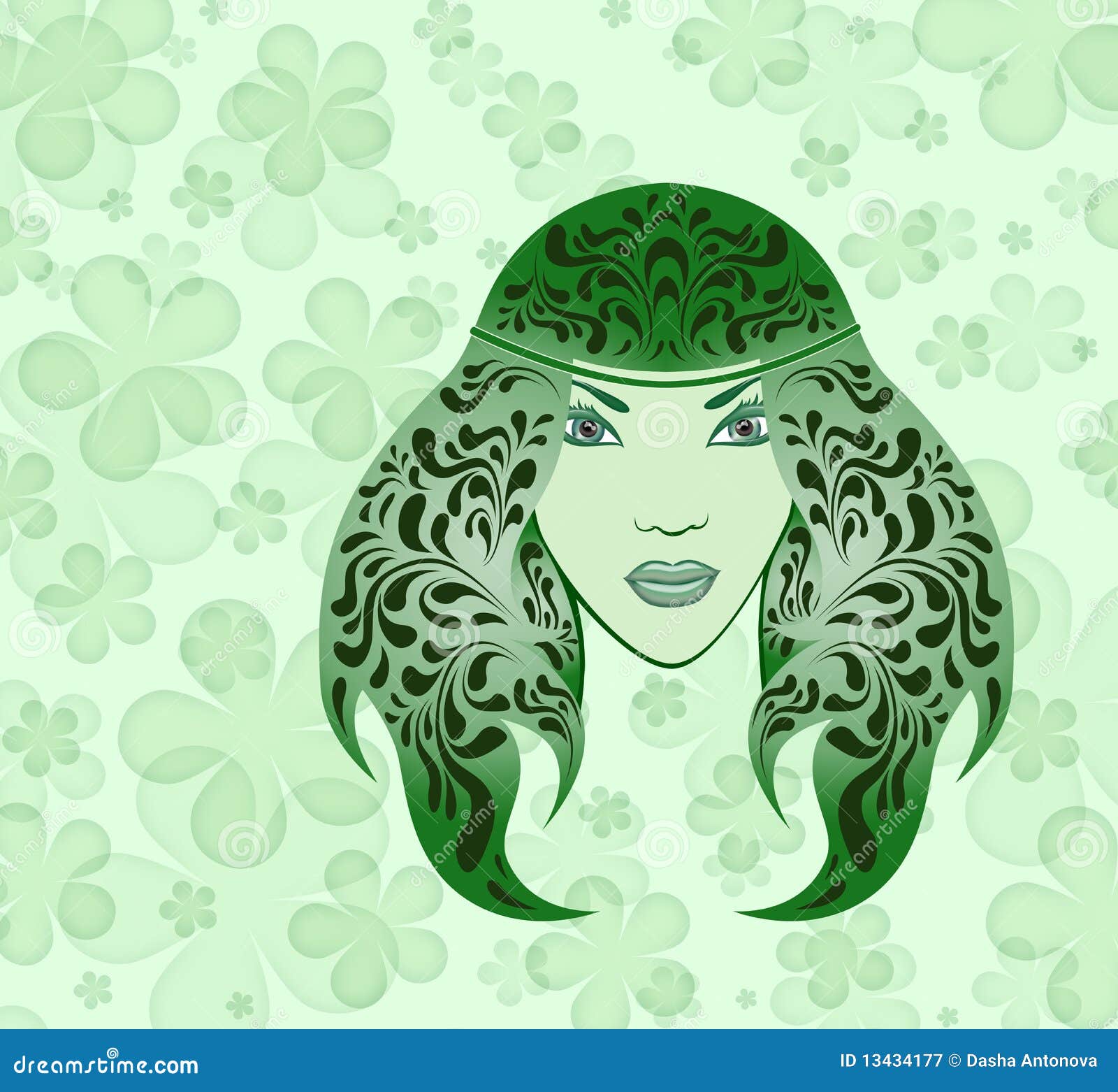 Wood Nymph Cartoon Vector | CartoonDealer.com #26180489