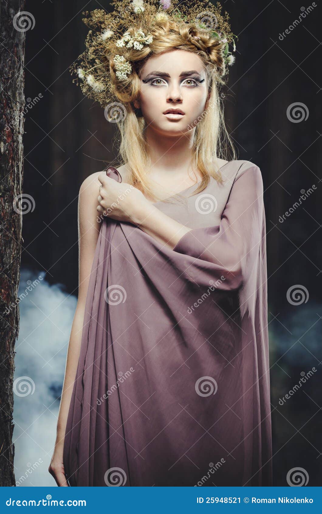 Wood Nymph Stock Image - Image: 25948521