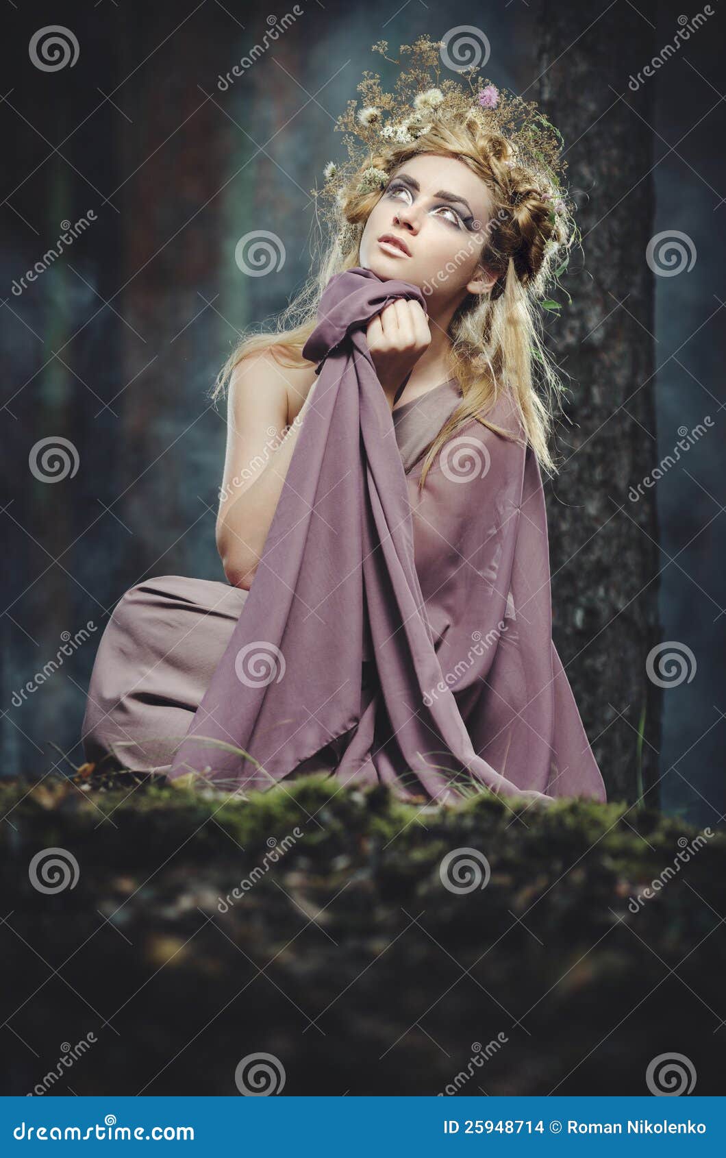 Wood nymph stock photo. Image of lovely, fantastic, eyes - 25948714