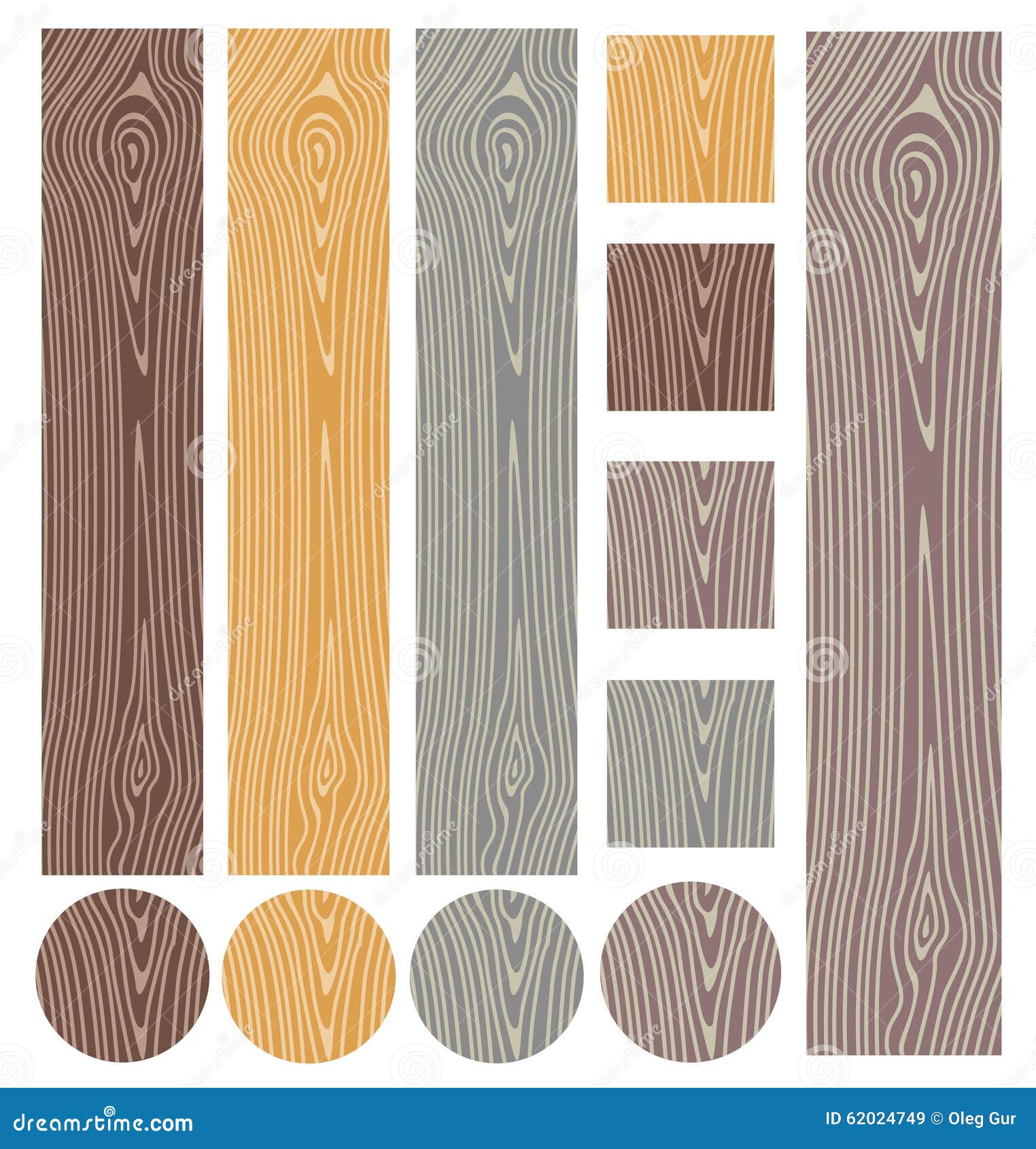 Wood. Oak Tree. Tree. Vector Stock Vector - Illustration of unusual ...